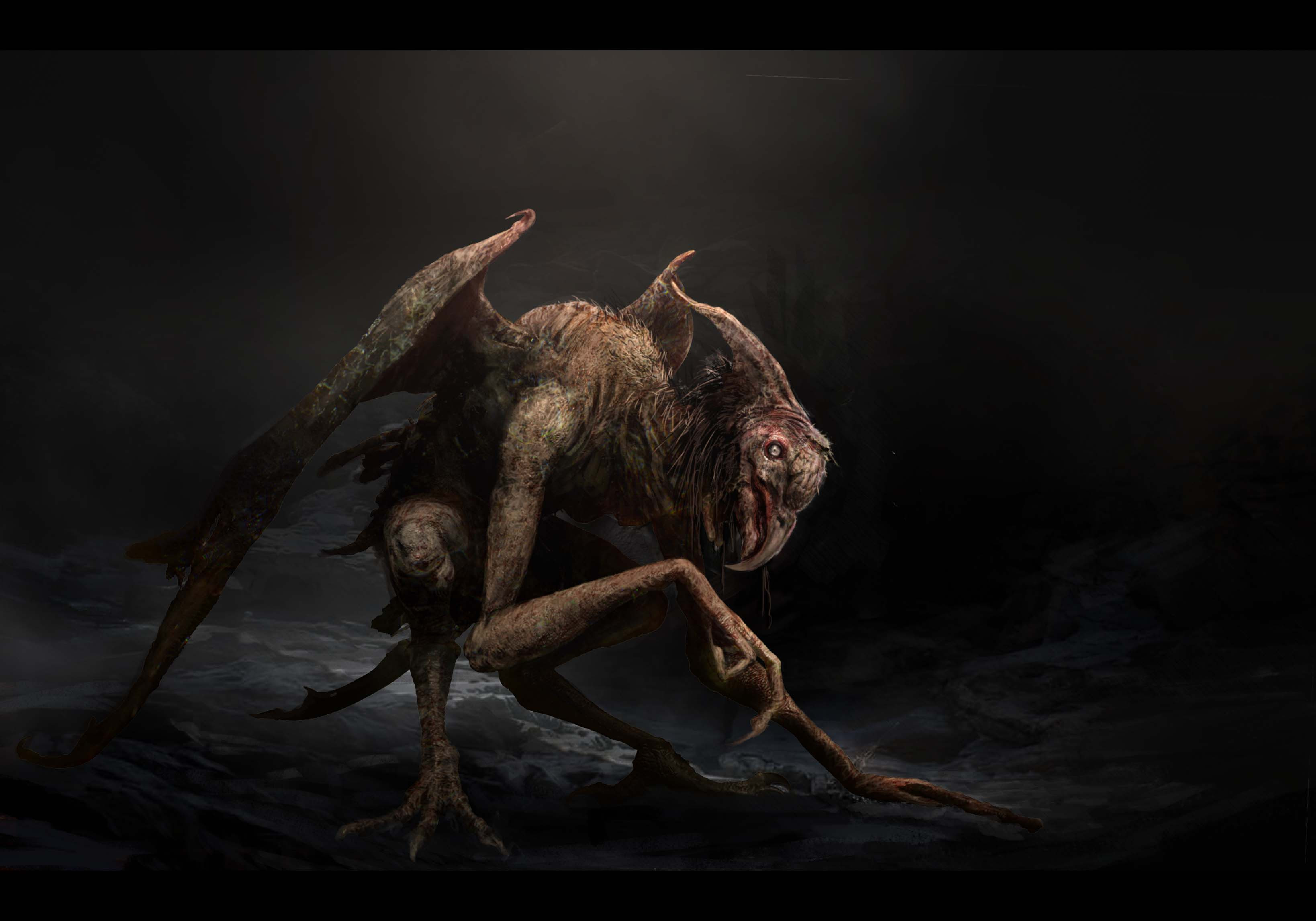 Cave Dweller by Samuel Matthews : r/ImaginaryBeasts