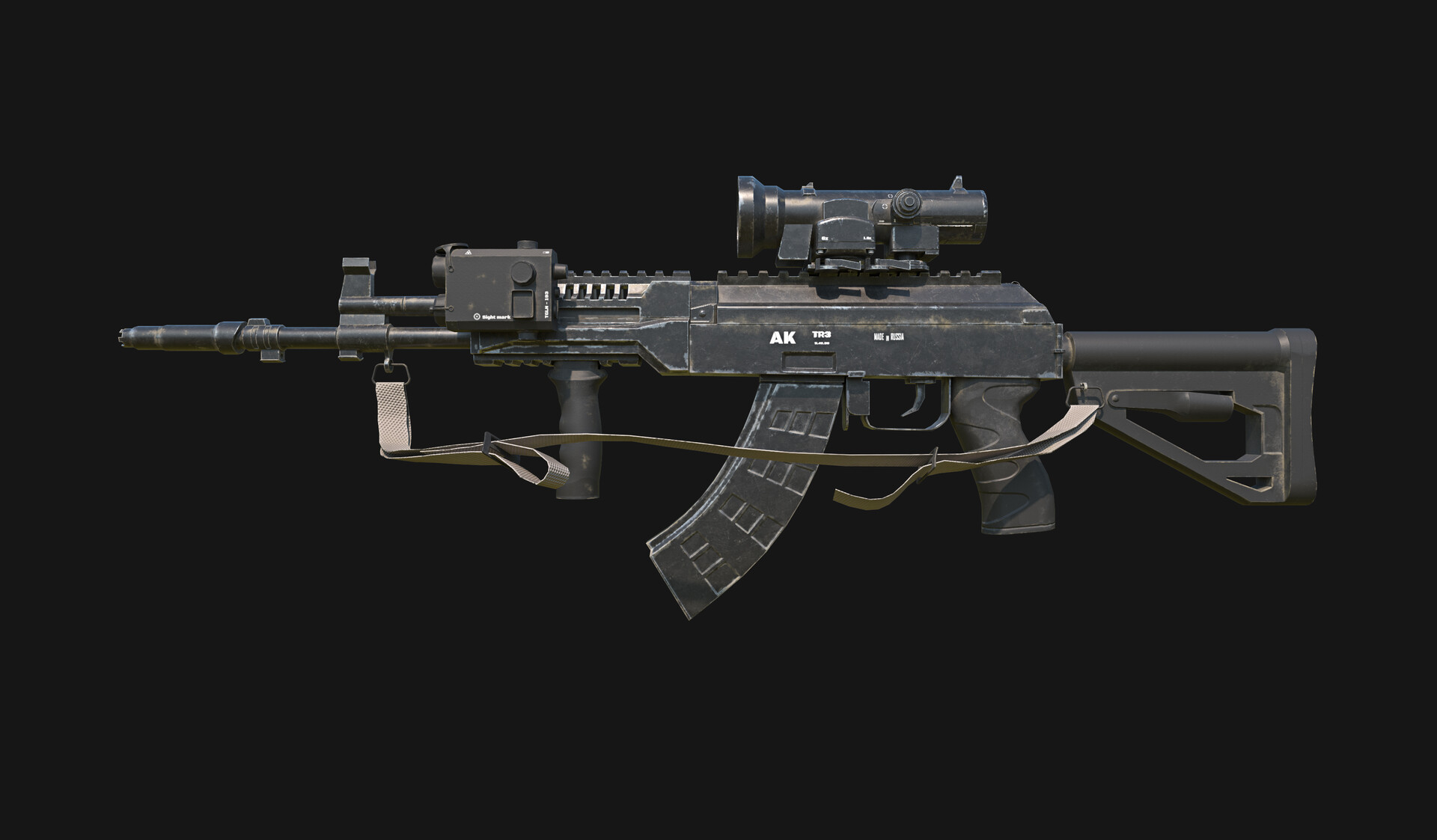 ArtStation - AK-12 Gaming Gun/Asset