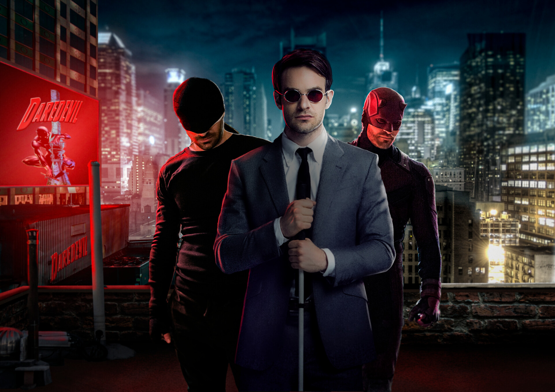 ArtStation - Poster to serial "Daredevil"