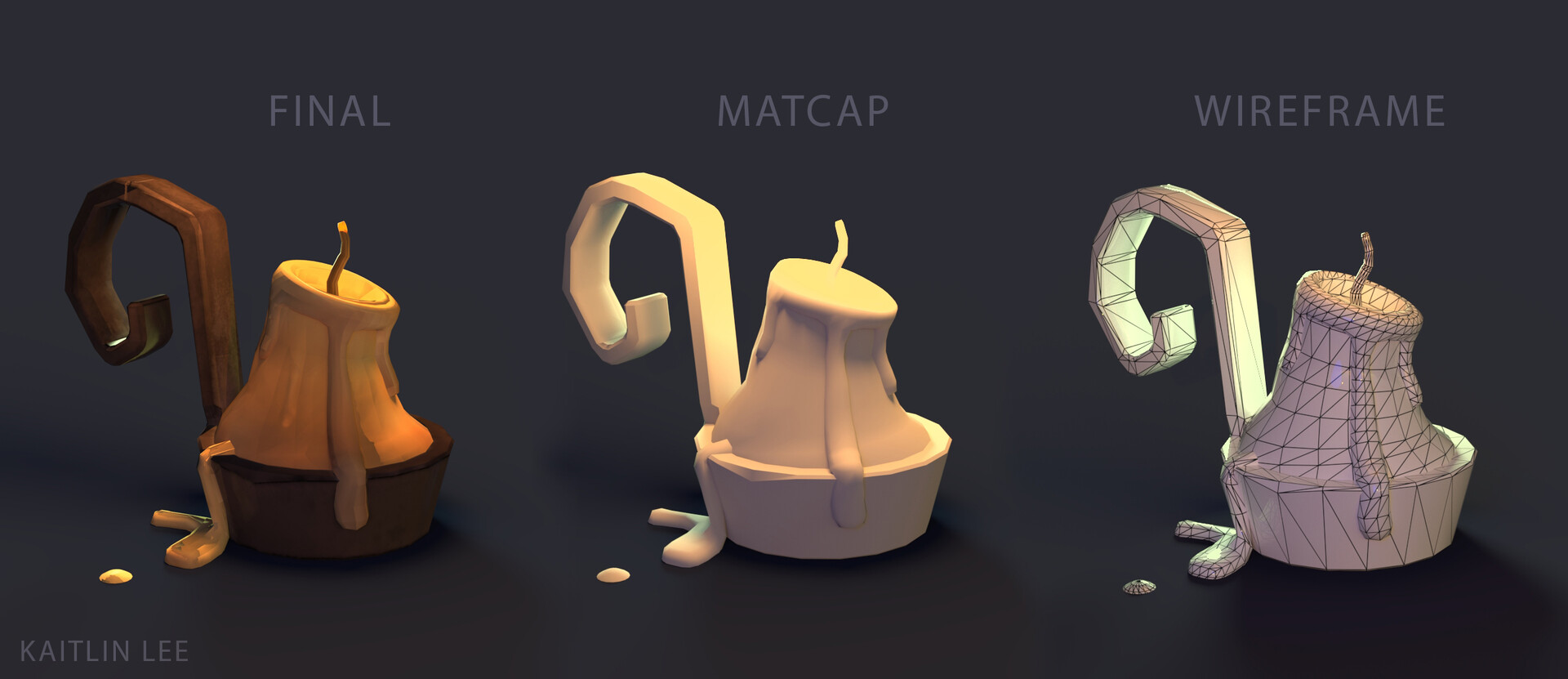 Kaitlin Lee - Stylized Candle Prop