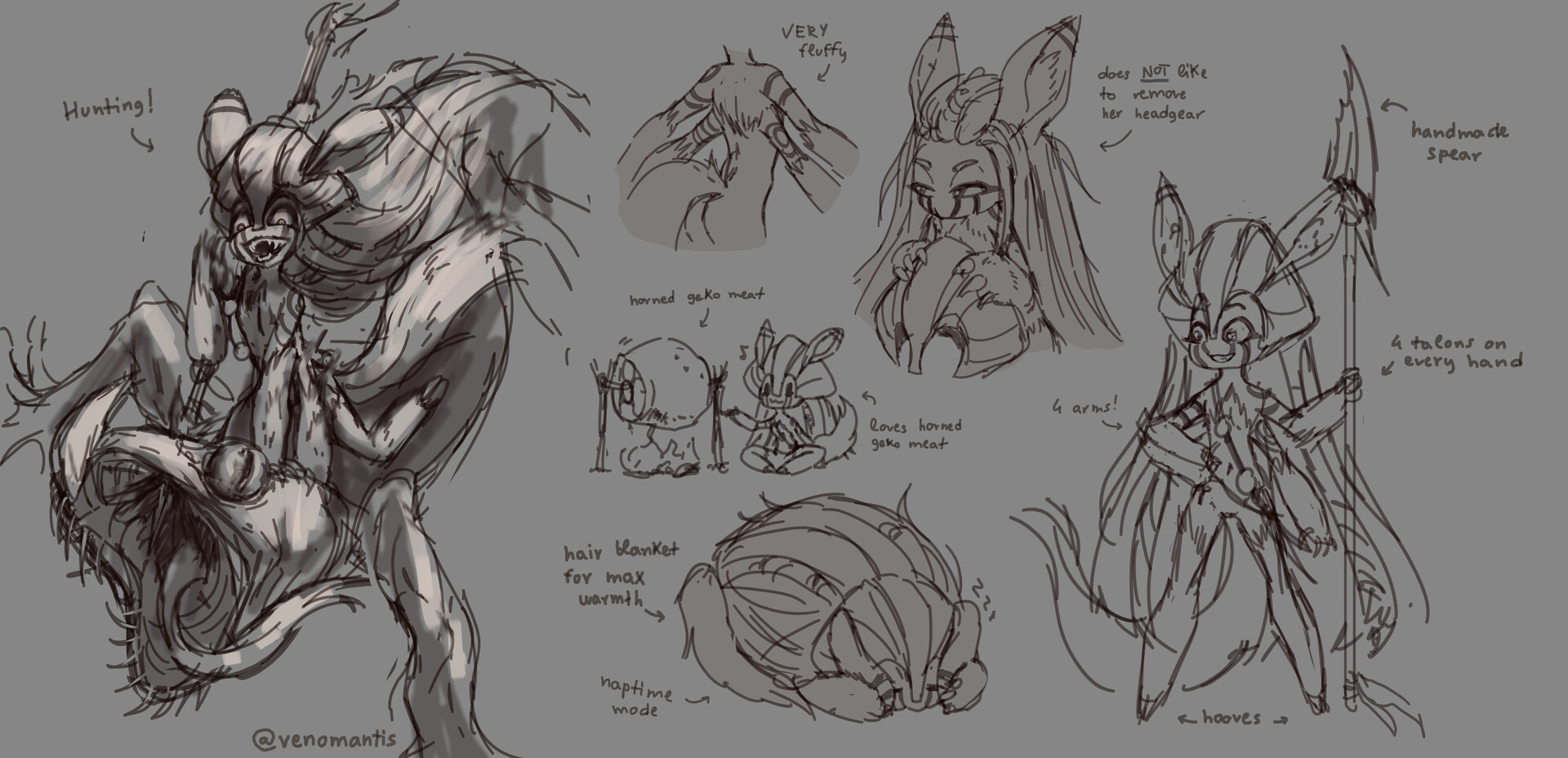 ArtStation - Concept art - Lizard Hunter