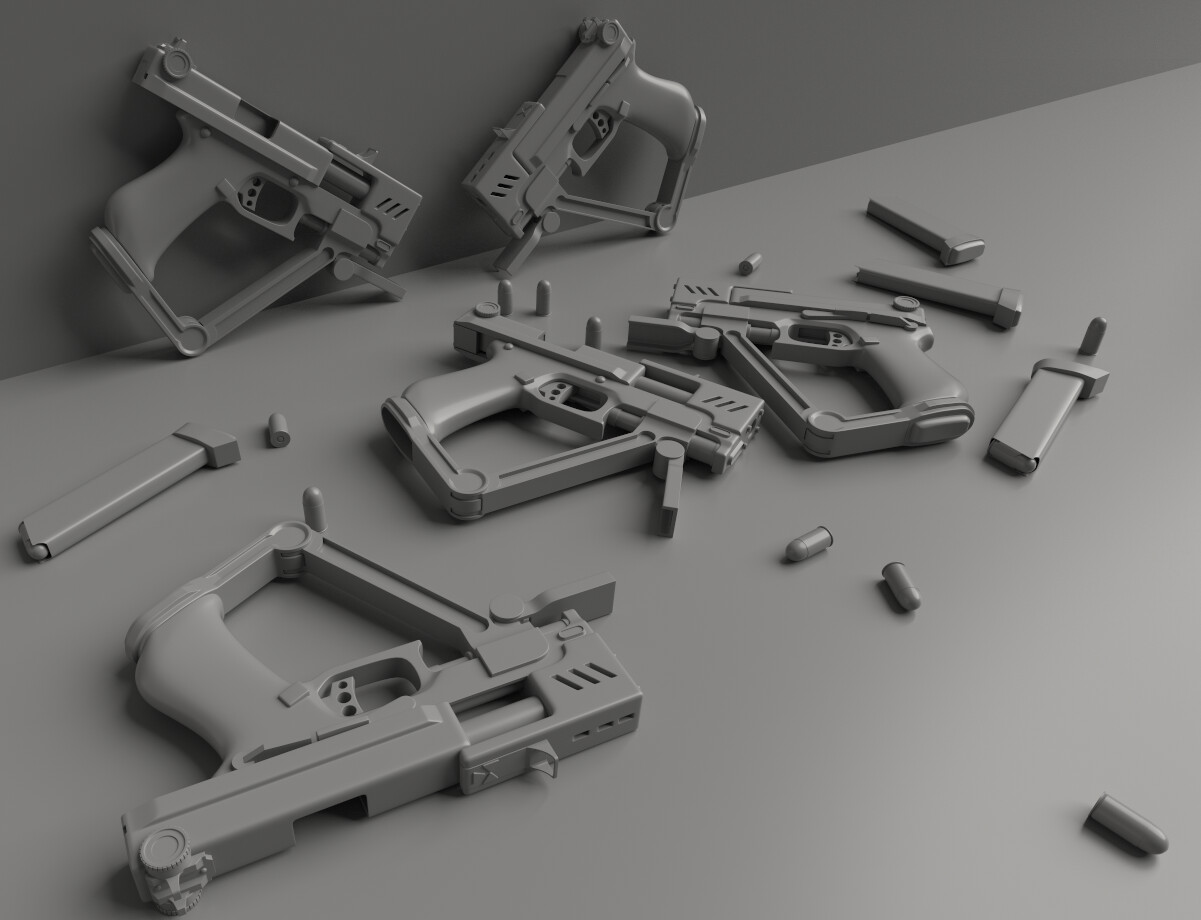 Shaun Mackey - Pistol 03 High-Poly