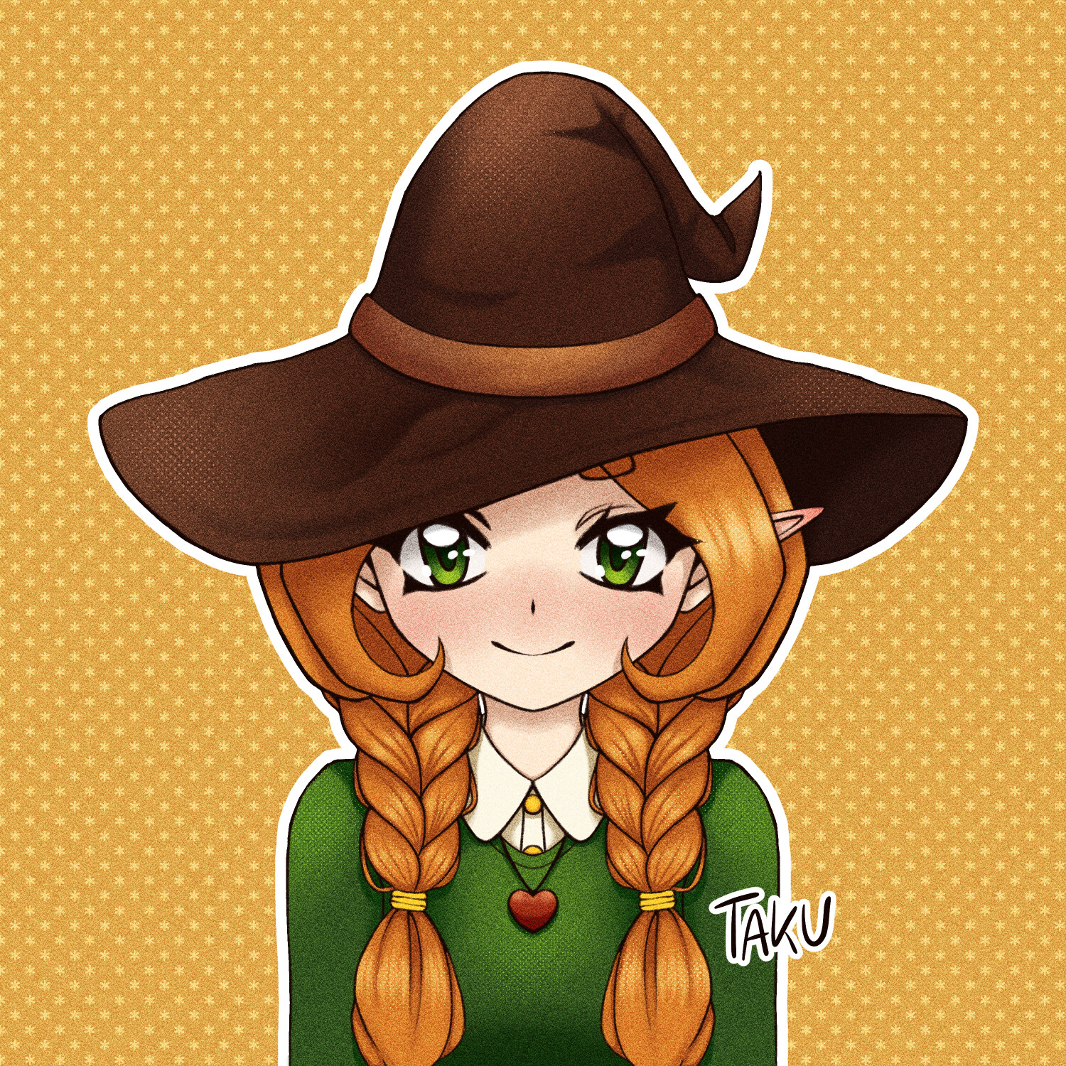 ArtStation - Redraw of my Witch OC