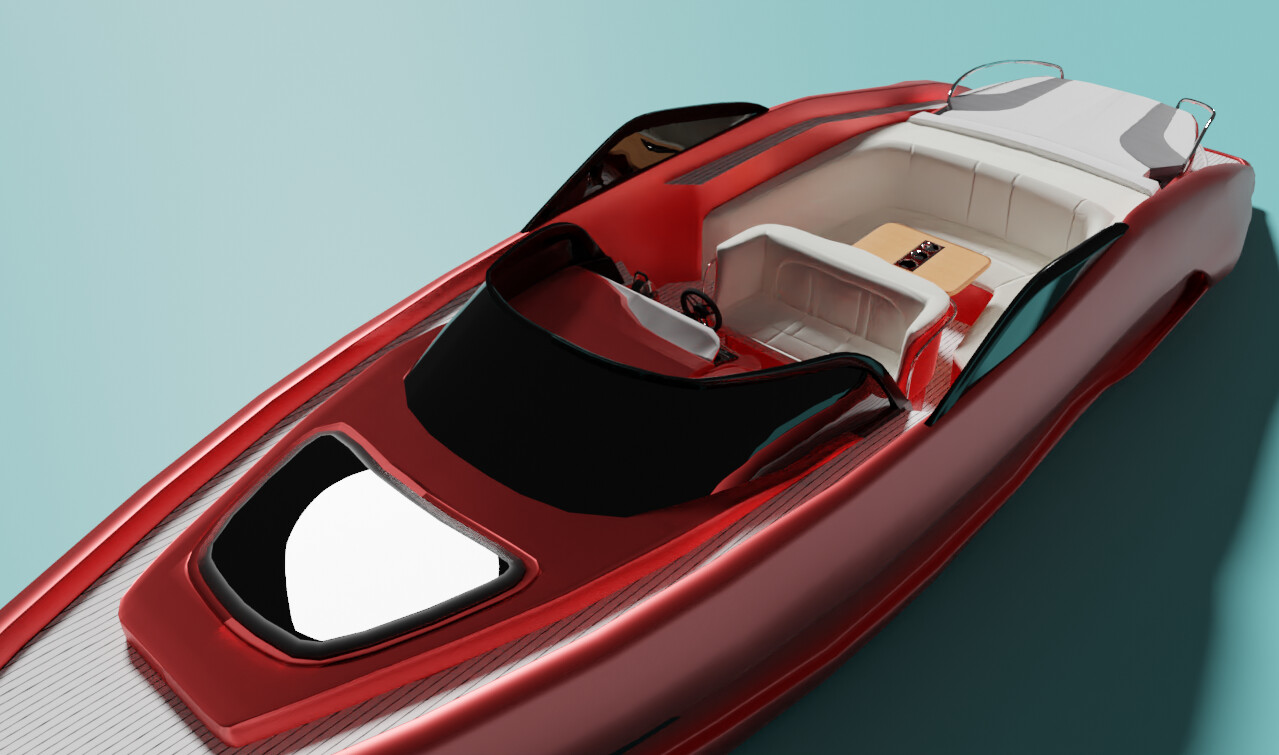 ArtStation - Speed Cruiser Boat