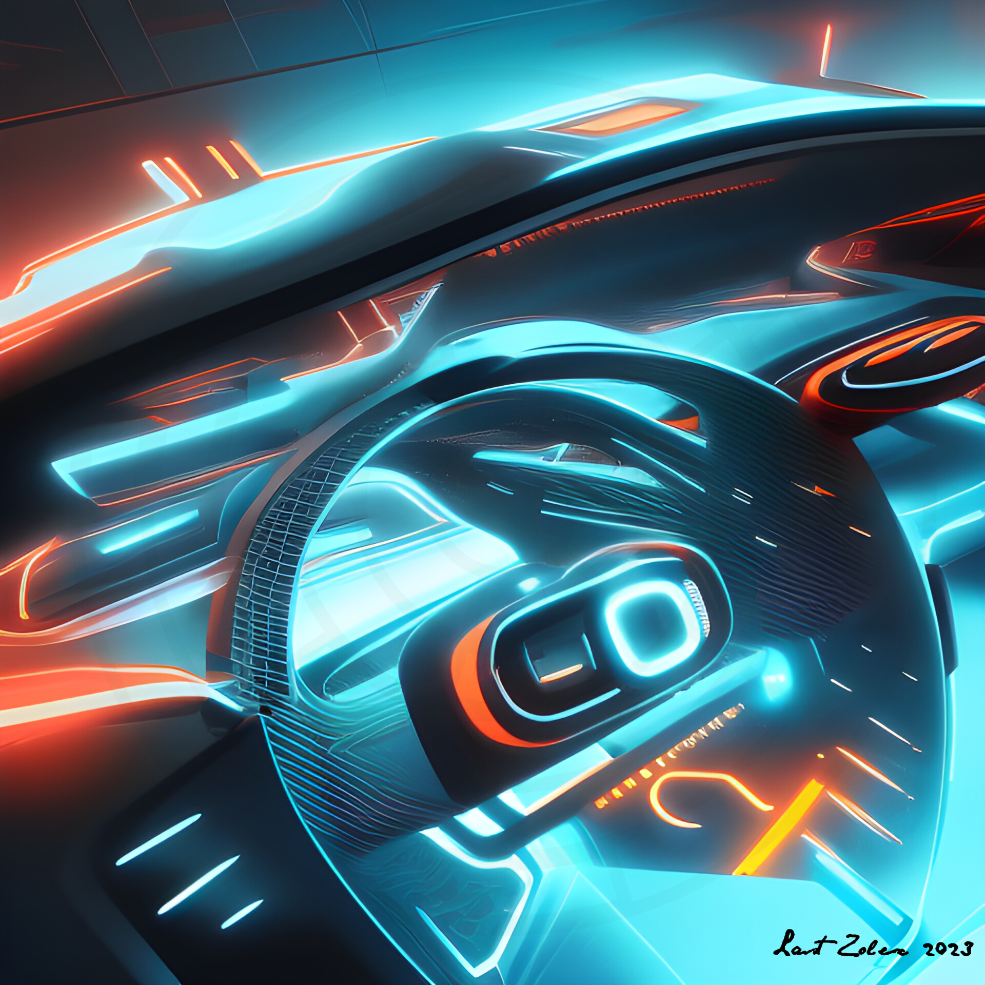 ArtStation - Personal Transportation Dashboard #2