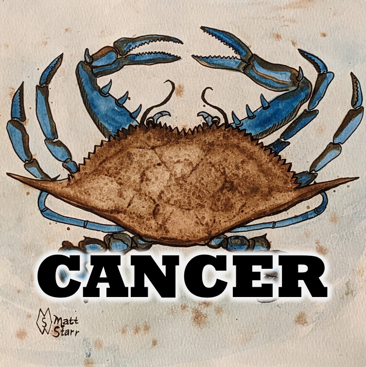 ArtStation - Cancer the Crab zodiac sign
