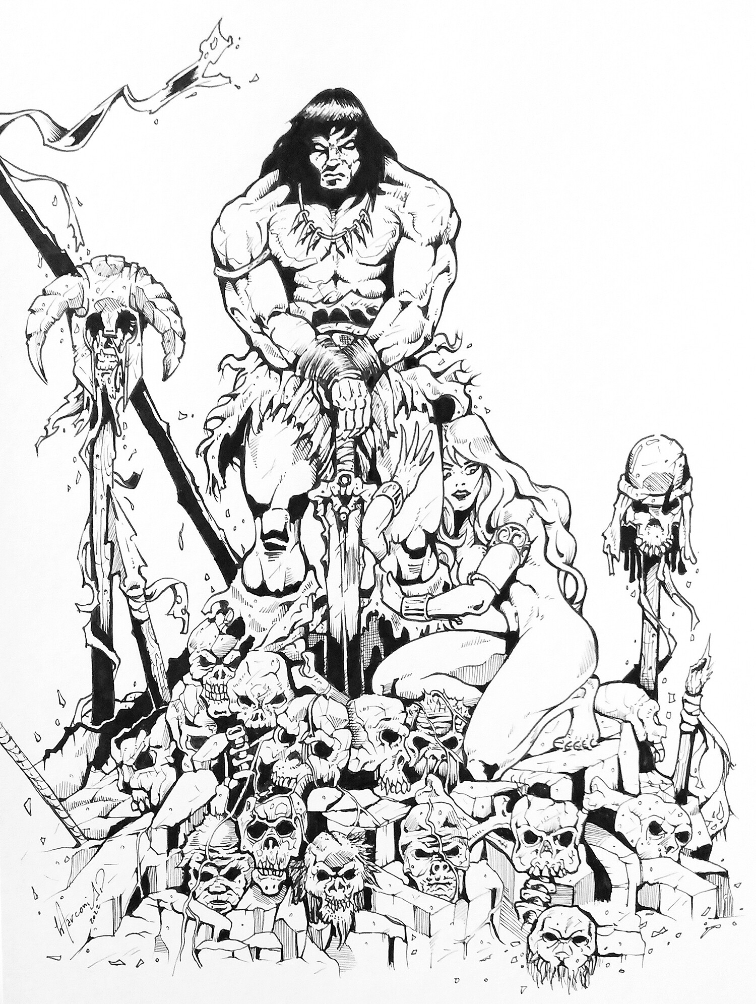 ArtStation - Conan the protector