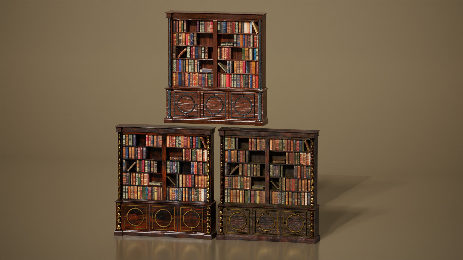 ArtStation - Game Prop - Bookshelf