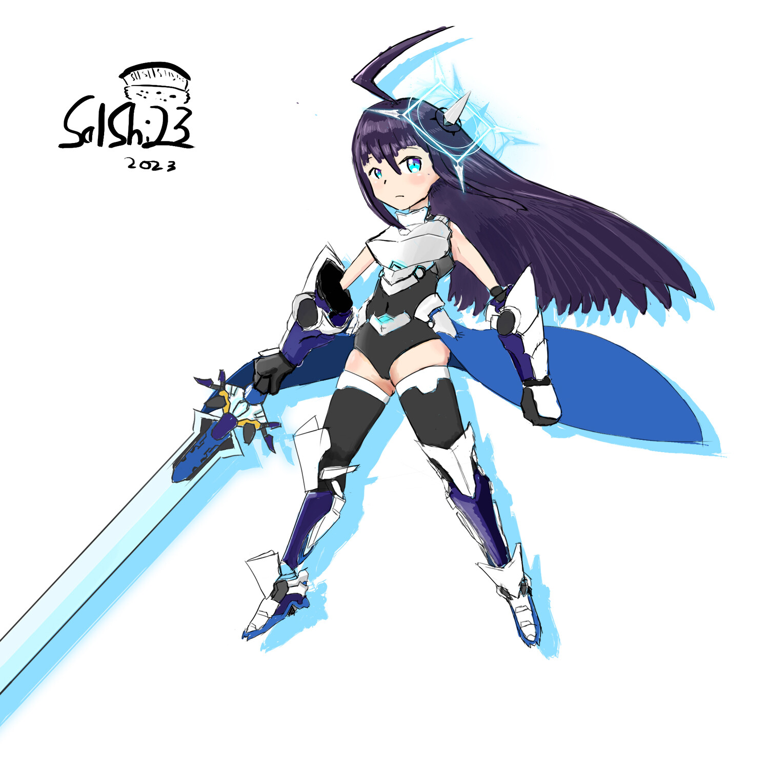 ArtStation - Cyber Knight Girl