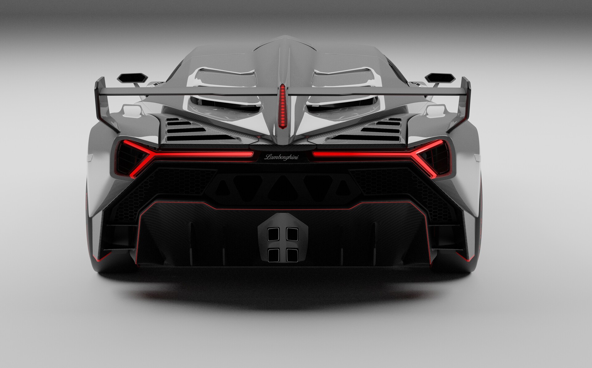 Lamborghini Veneno Back View
