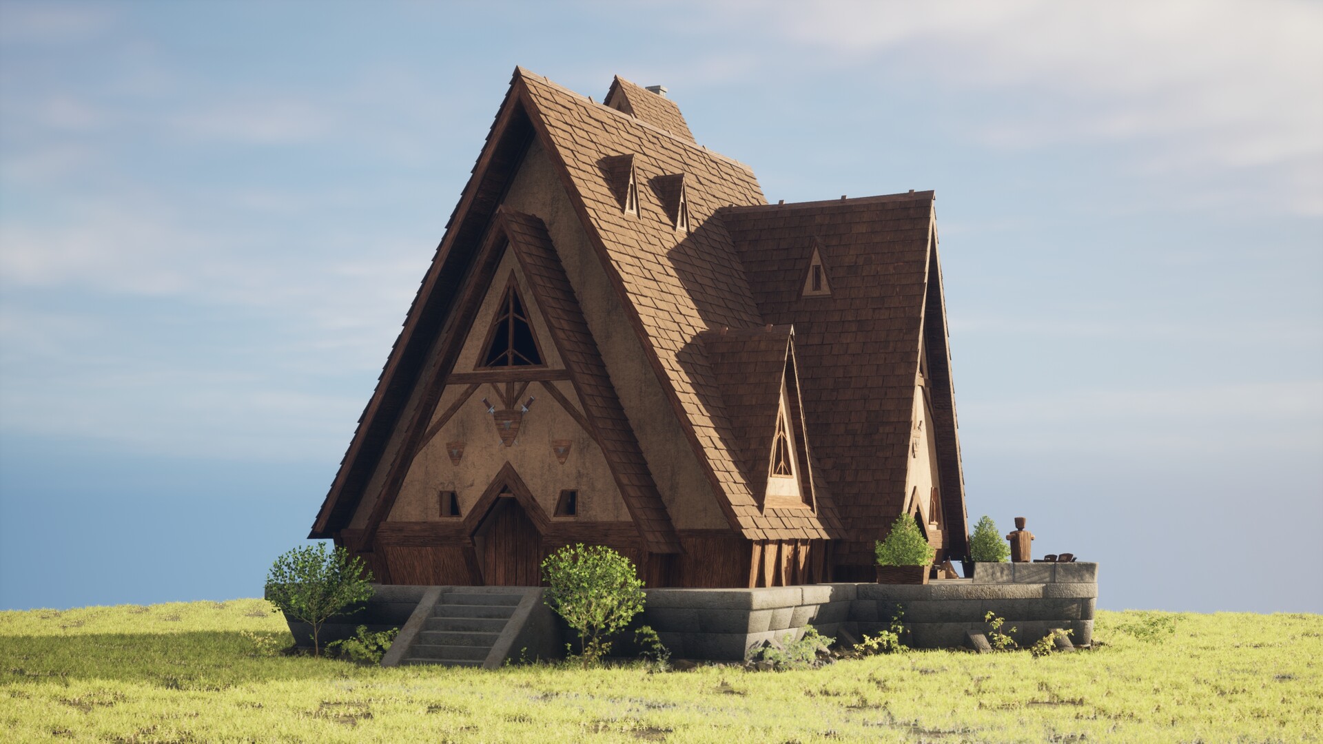 ArtStation - Viking house (Game Ready)