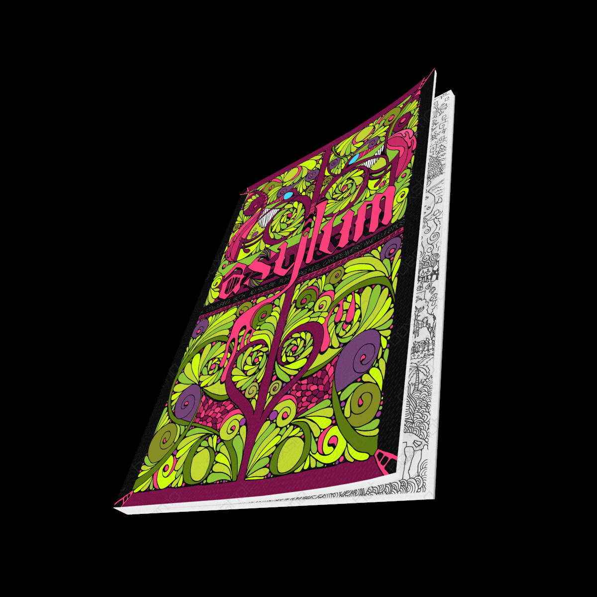 ArtStation - Asylum Book Cover