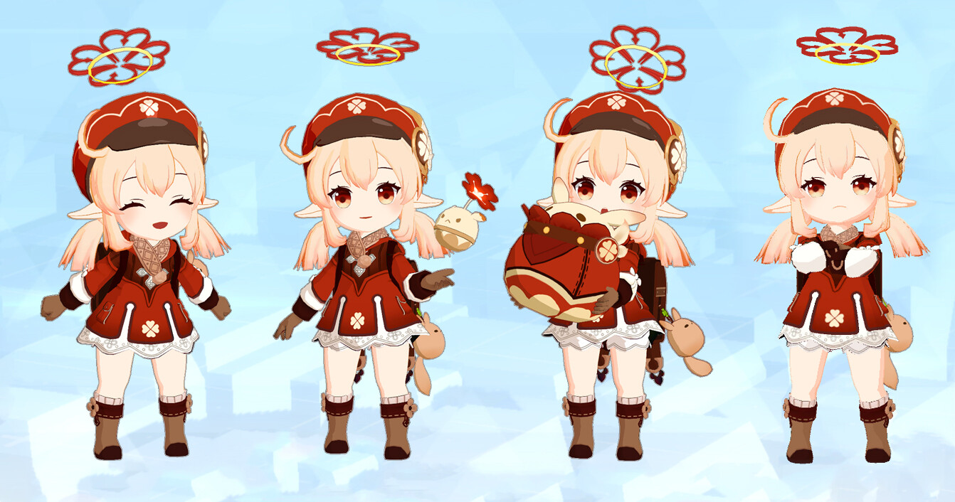 ArtStation - Klee_Blue Archive.ver FanArt