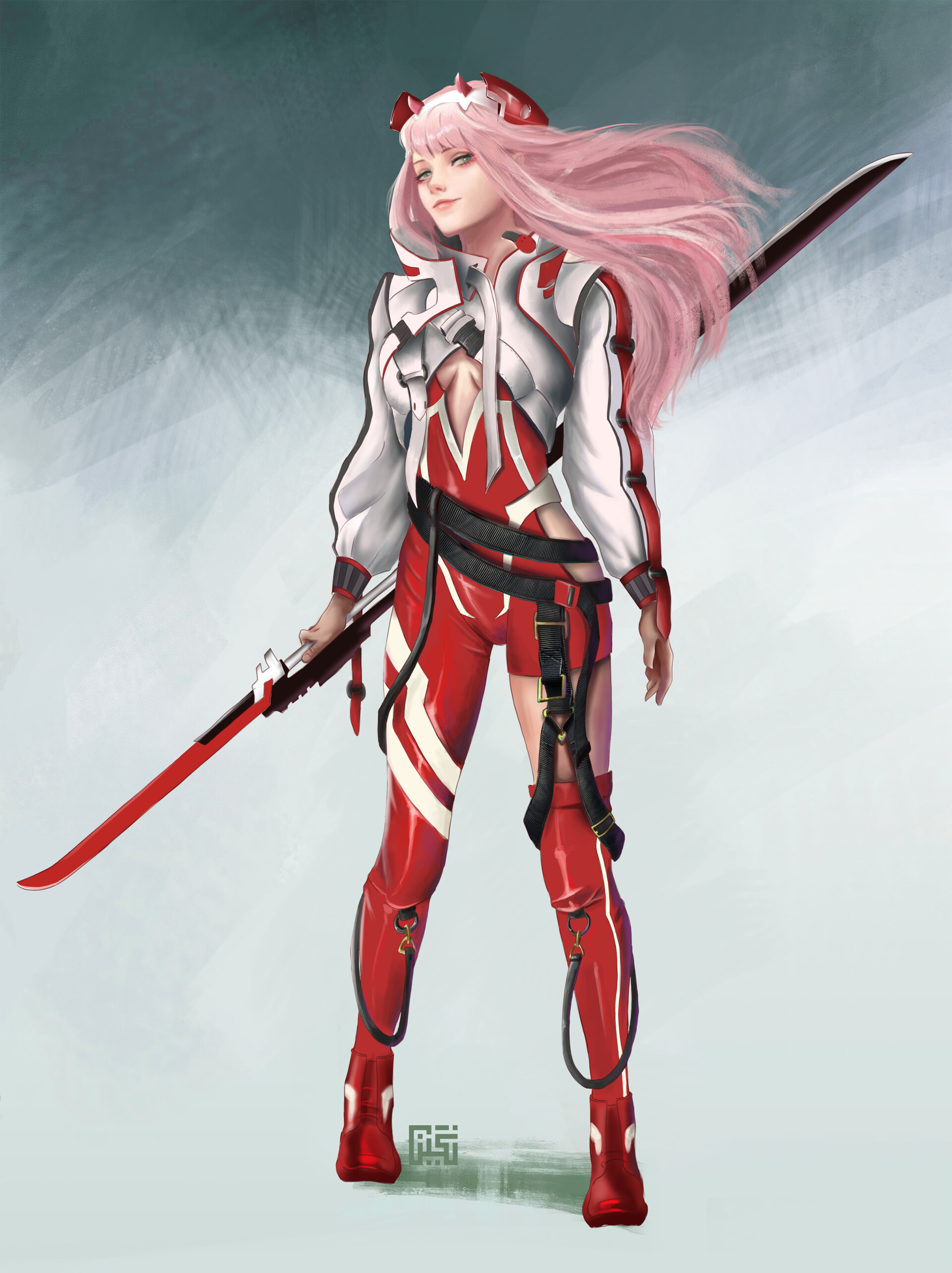 ArtStation - if Zero two was on Apex Legends