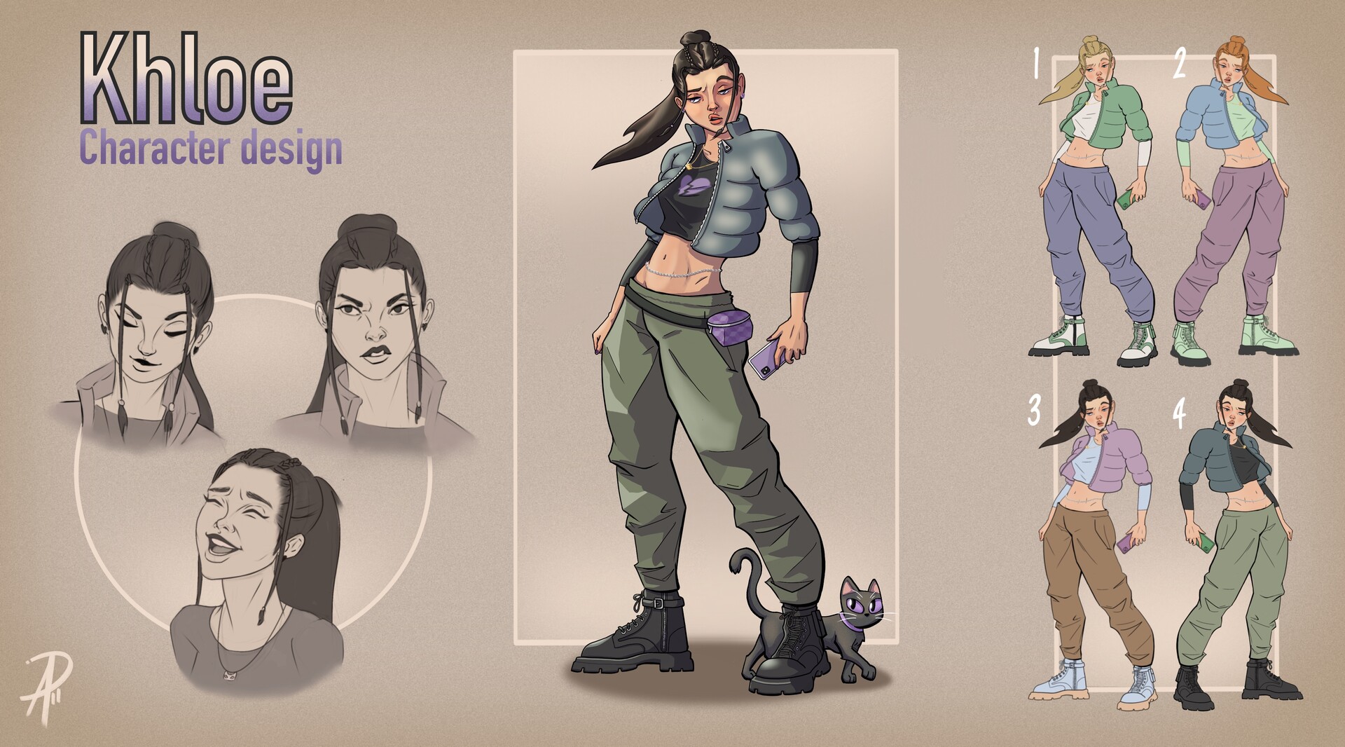 ArtStation - Khloe Character Exploration