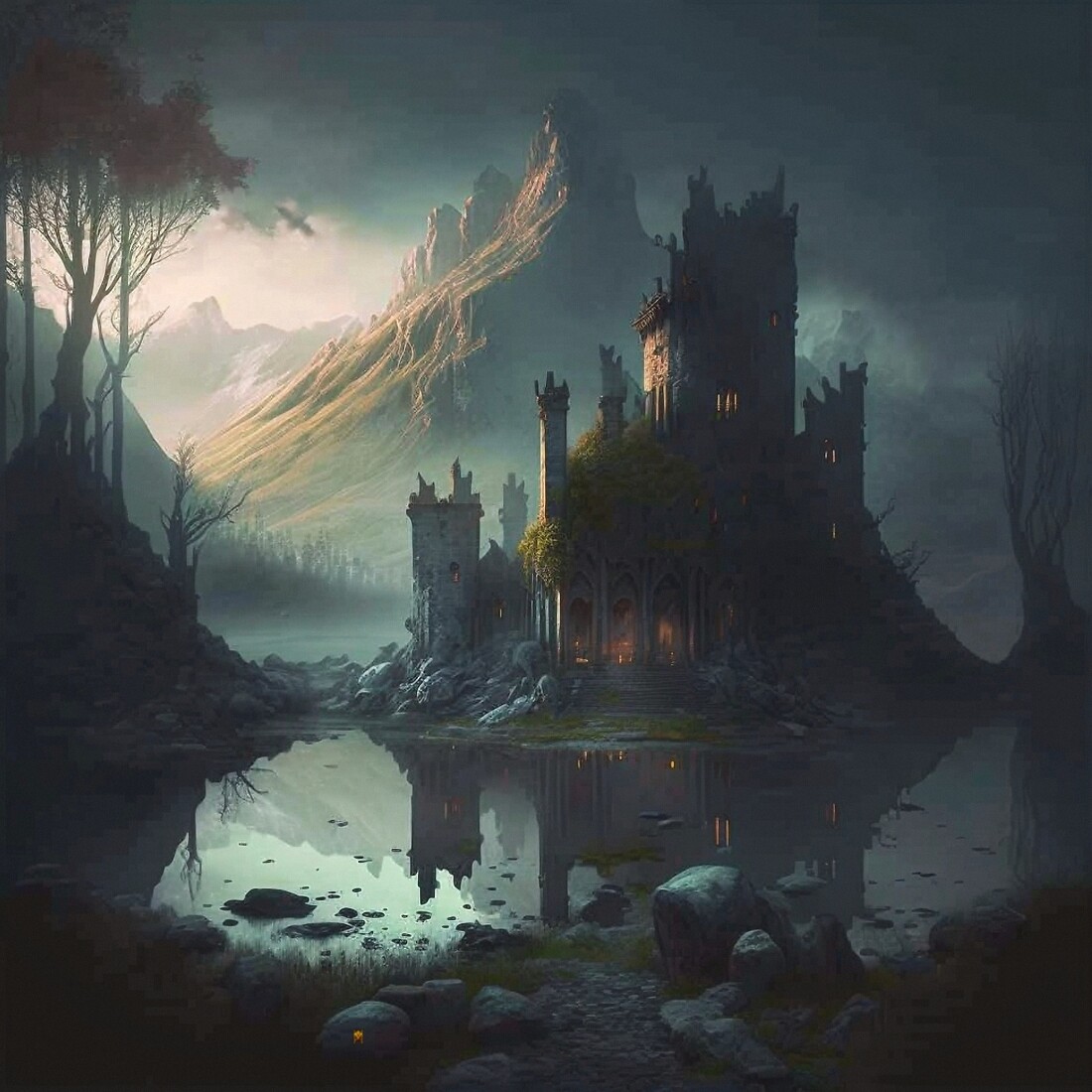 ArtStation - Mysterious castle