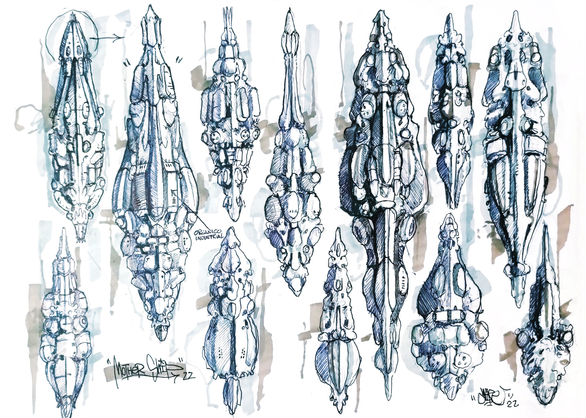 ArtStation - "Fallen Skies" (2022) – Concept Art