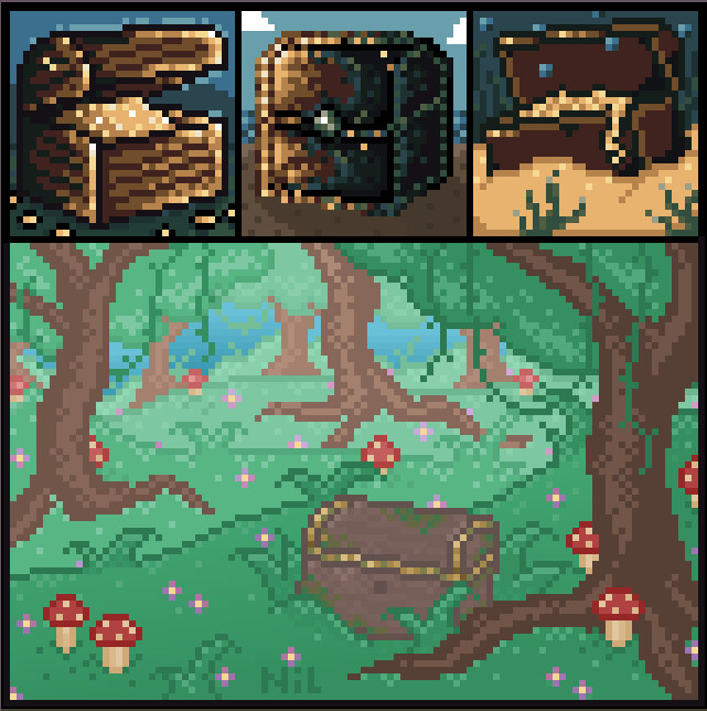 ArtStation - Treasure Chest Studies