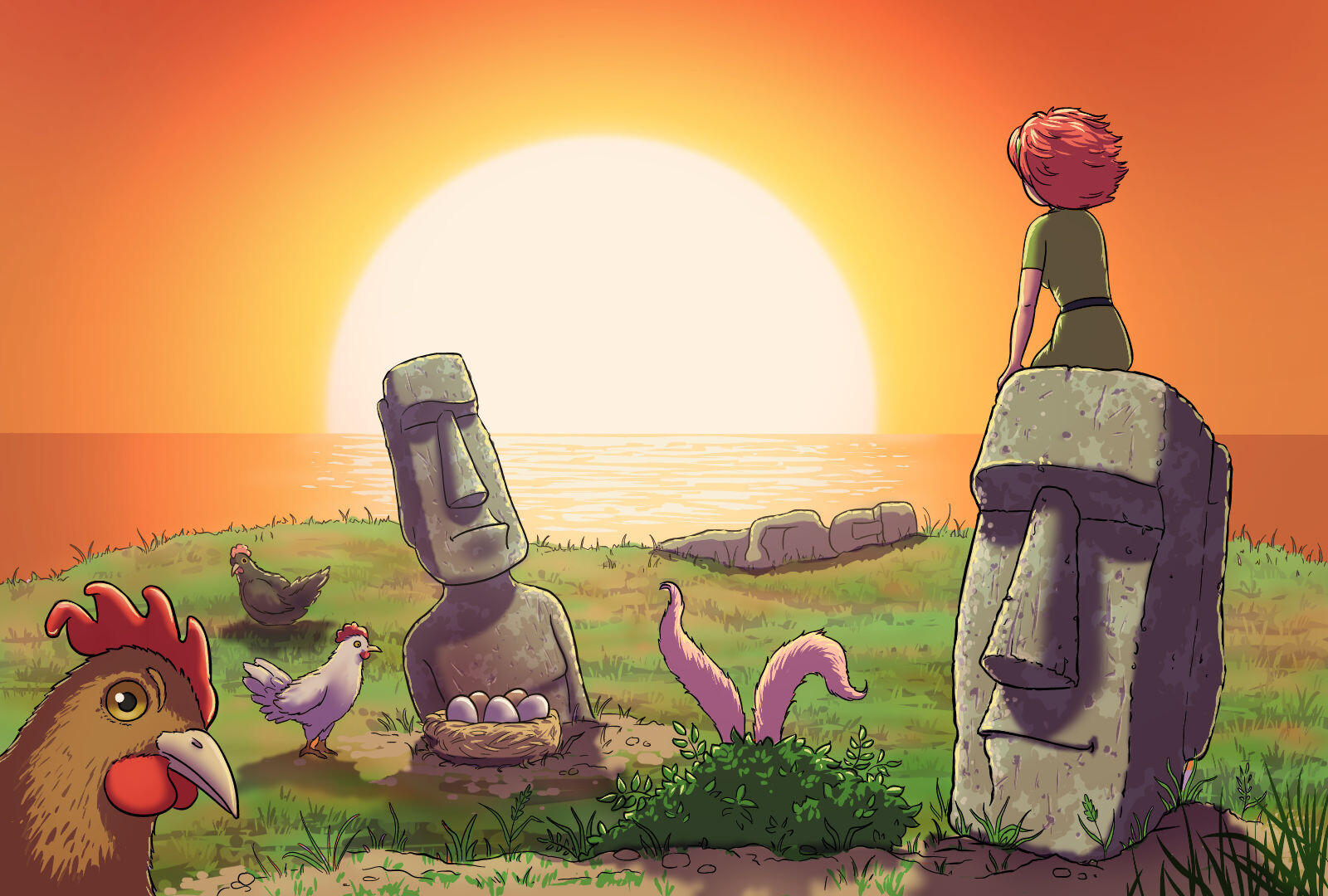 ArtStation - Easter Island