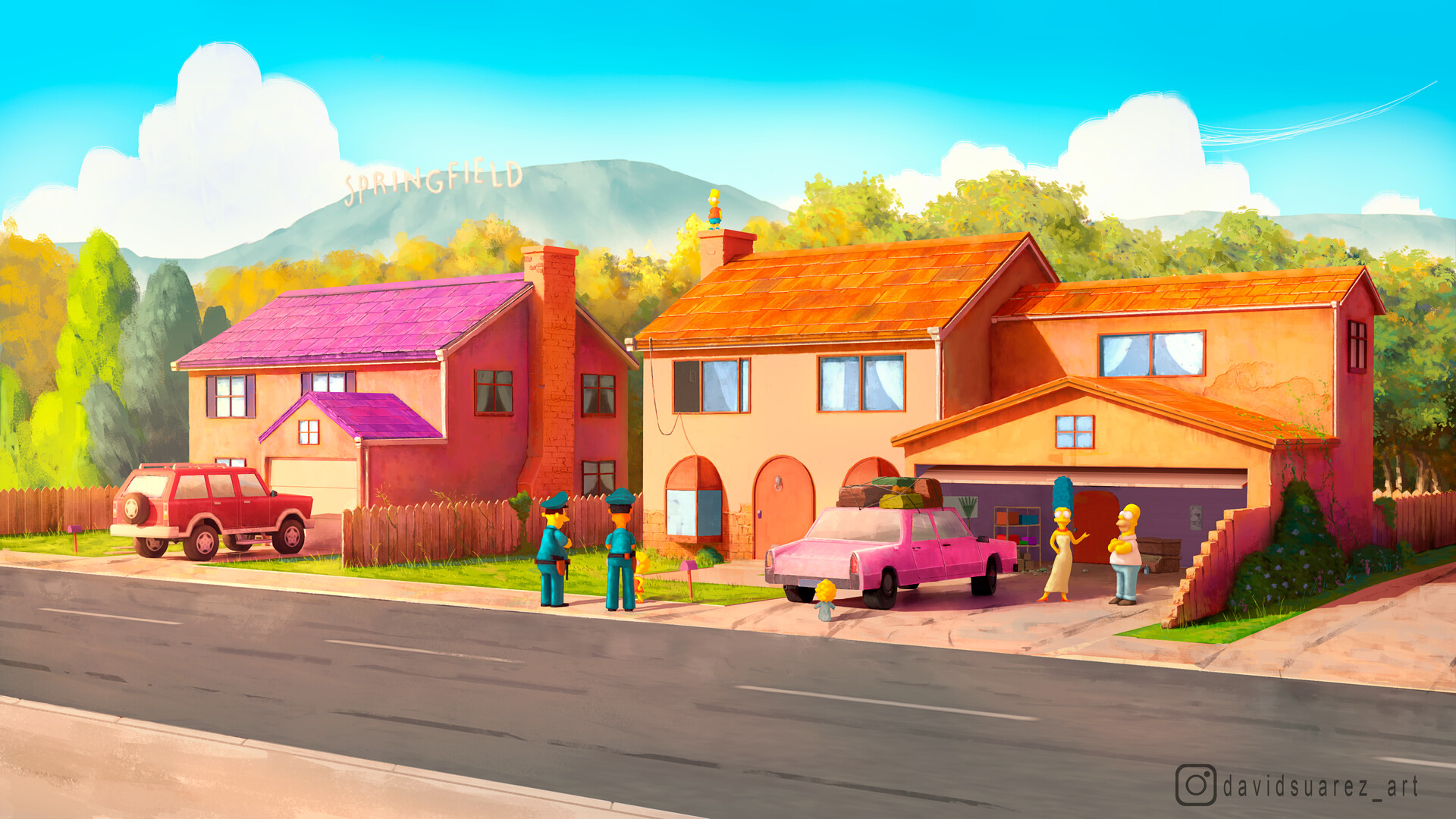 ArtStation - the simpson fant art