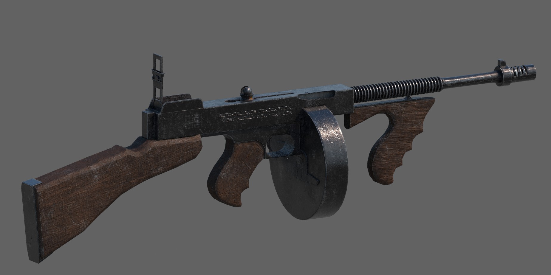 ArtStation - Tommy Gun