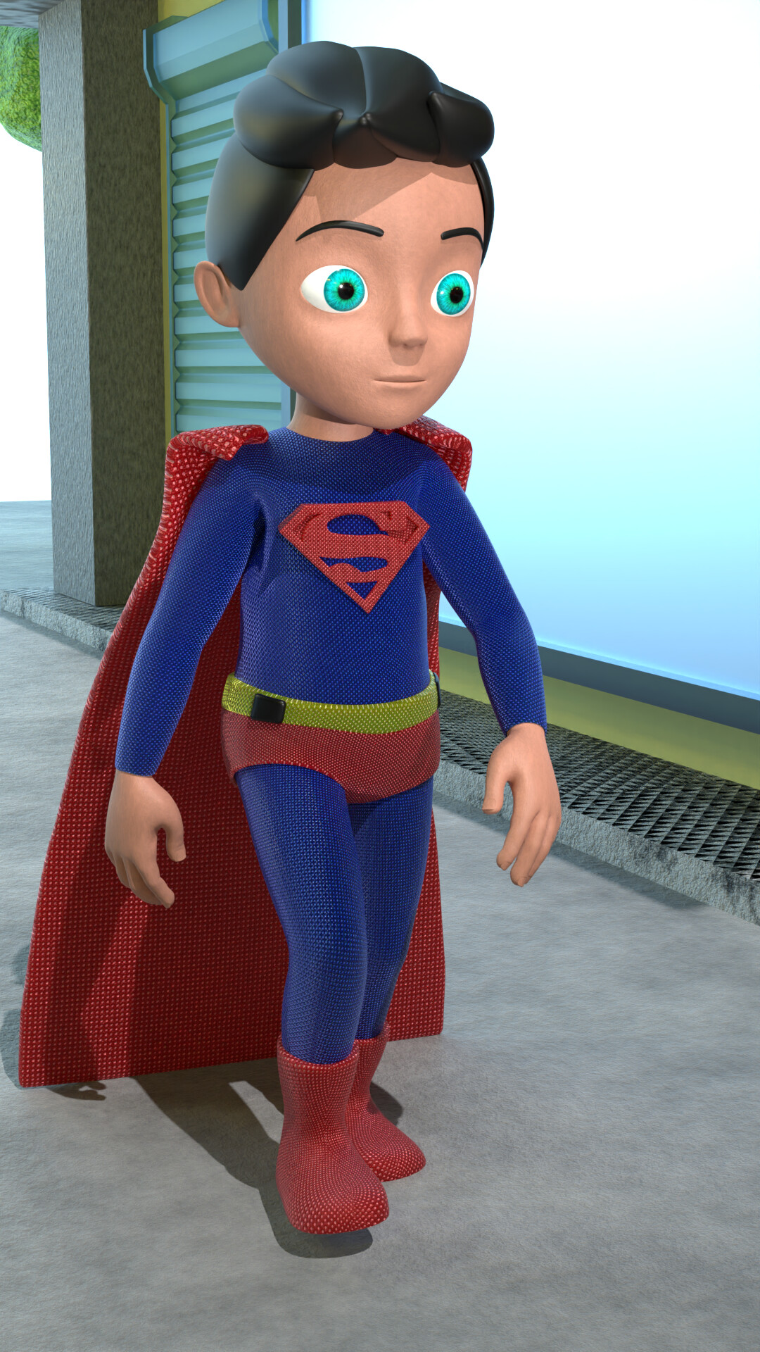 ArtStation - model SuperBoy
