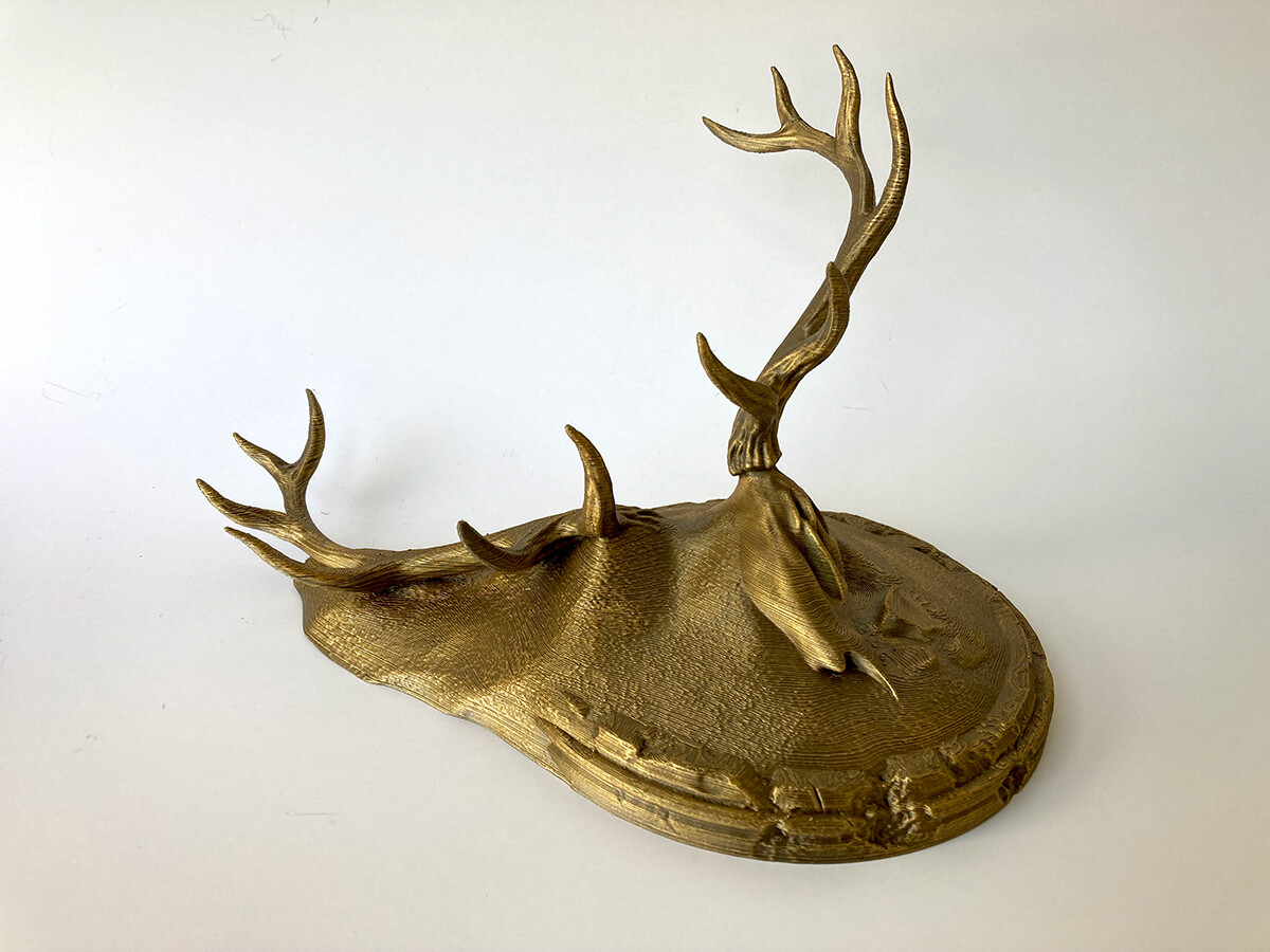 ArtStation - Elk Skull with magnificent Antlers on the Post-Apocalyptic ...