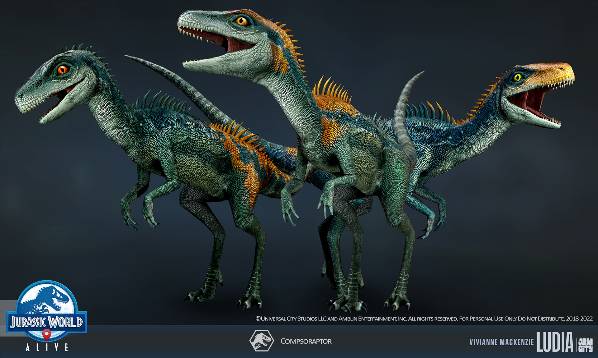 ArtStation - Compsoraptor JWA
