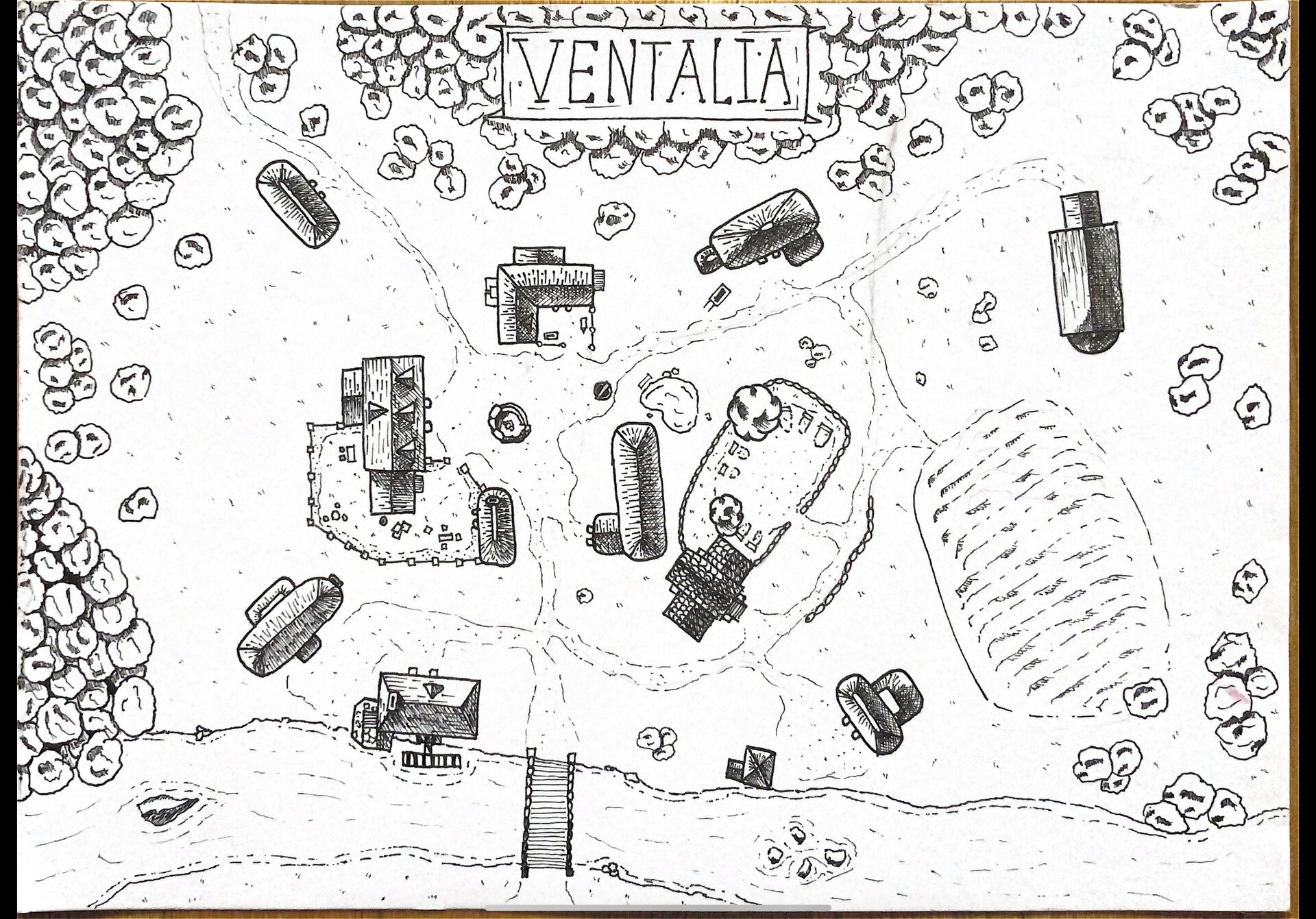 ArtStation - Village Map Ventalia