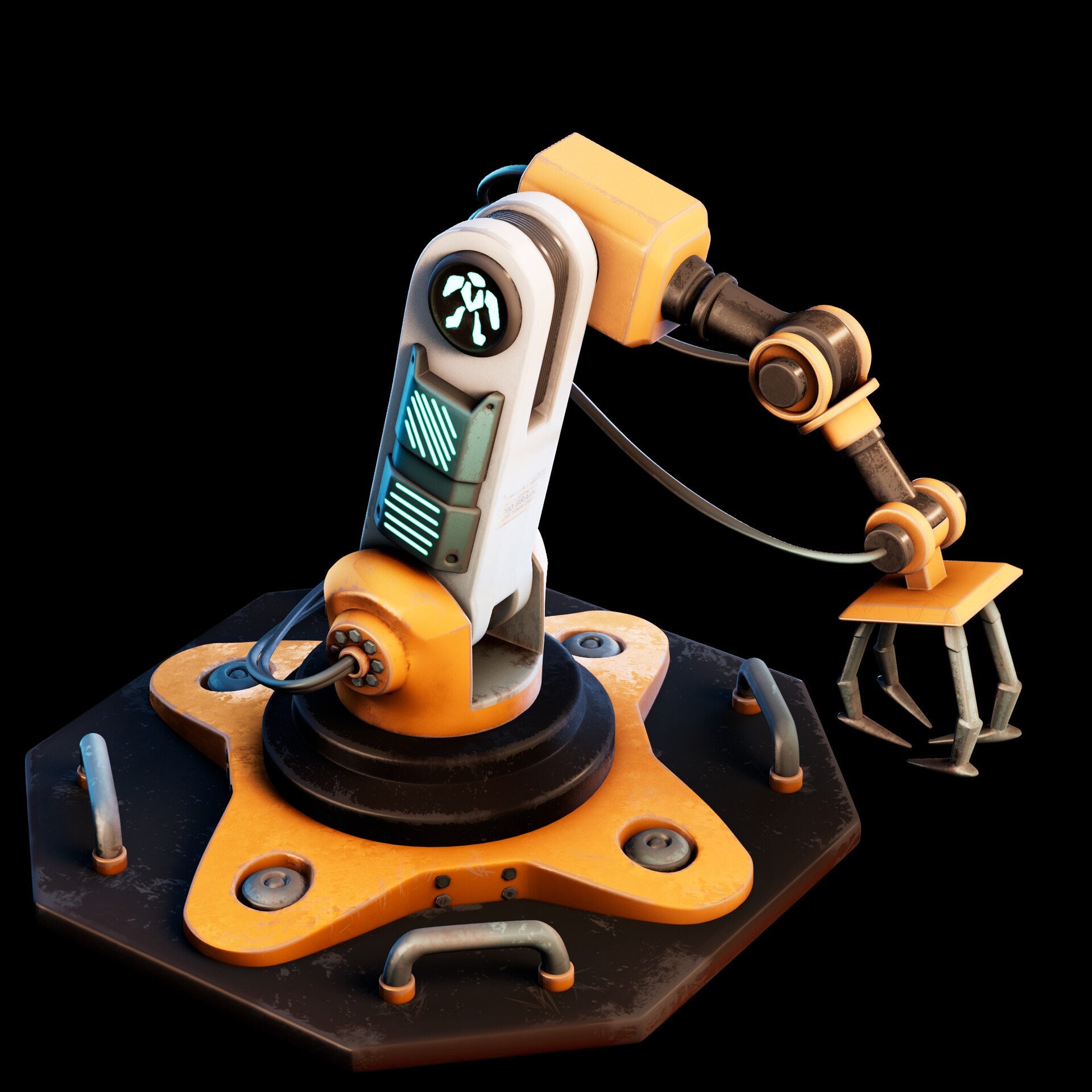 ArtStation - Stylized Robot Arm