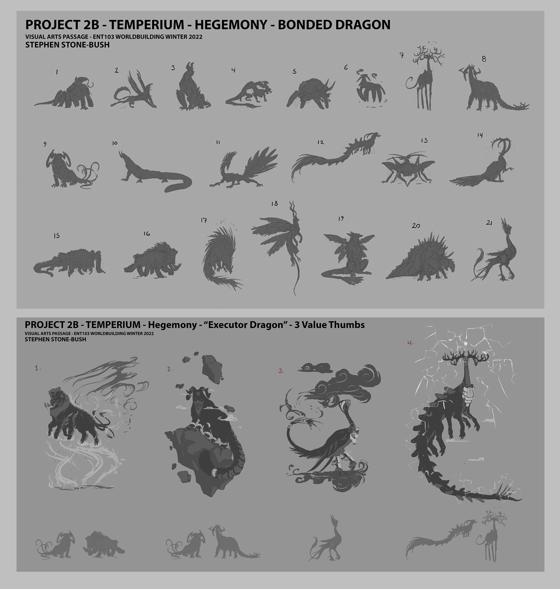 ArtStation - Classwork Art Dump