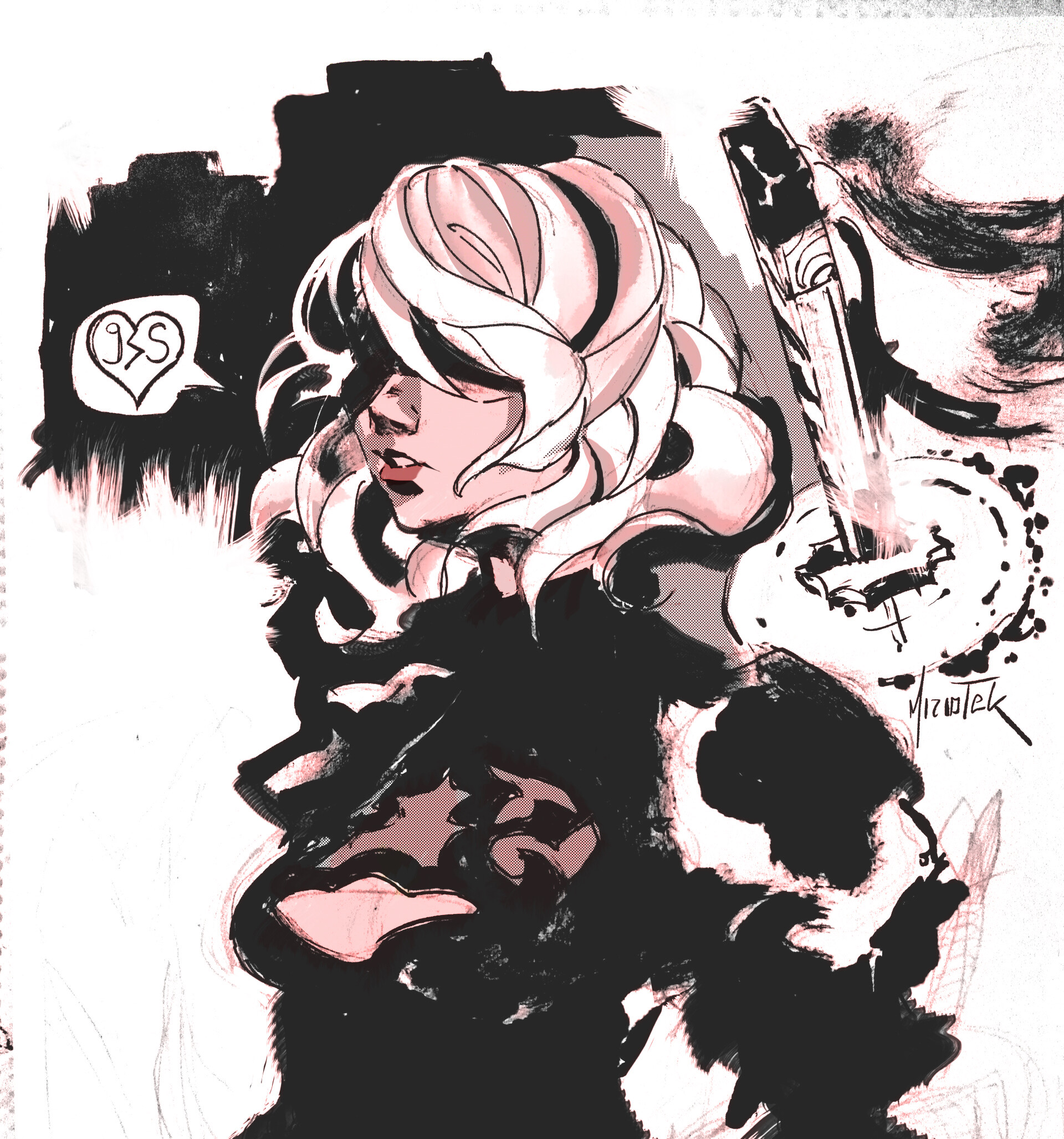 ArtStation - 2B Sketch