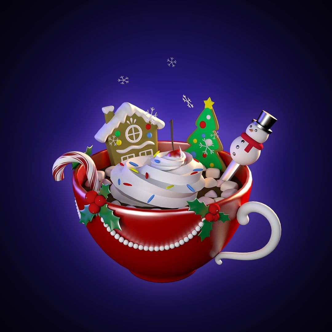 ArtStation - Mug with sweets