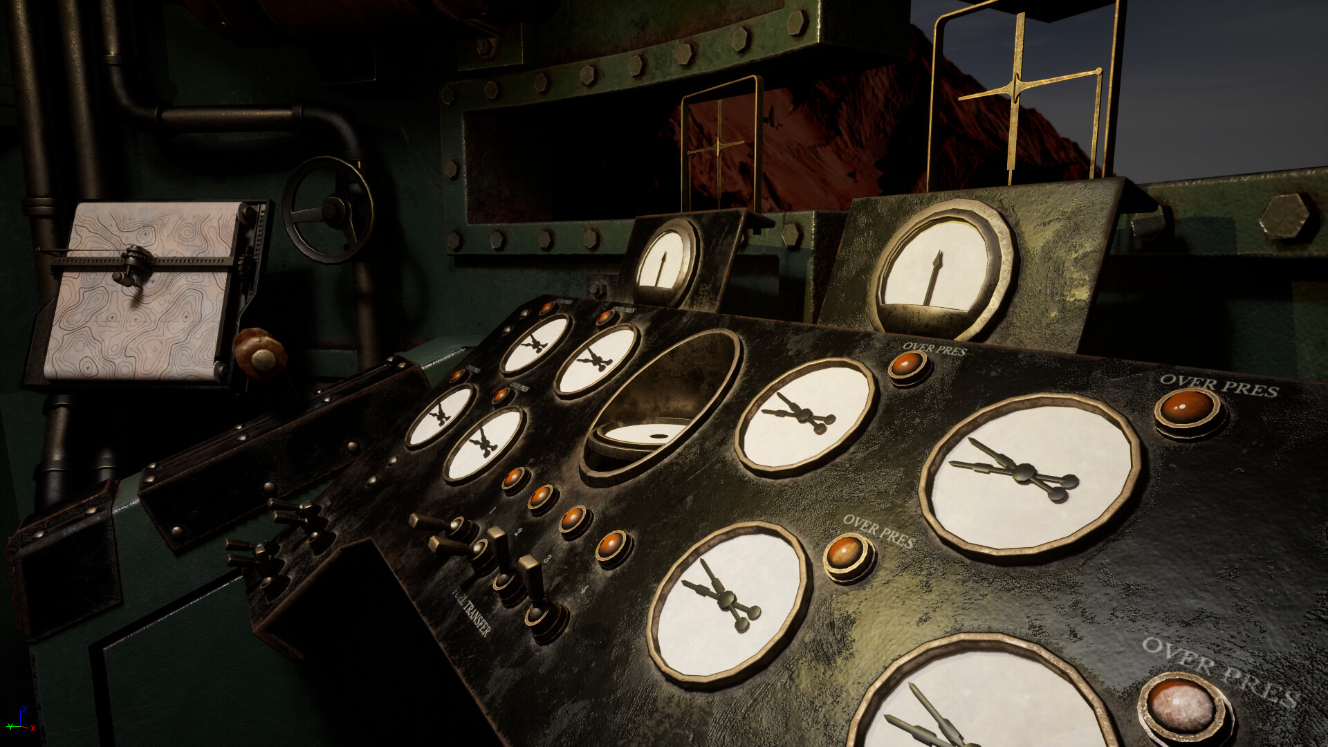 Ian Gottron - Diesel Punk Mech Cockpit