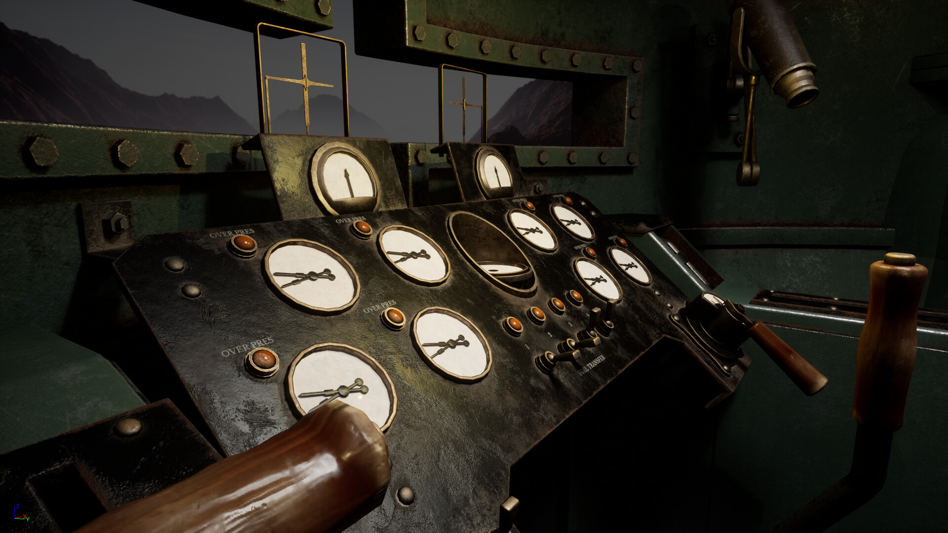 Ian Gottron - Diesel Punk Mech Cockpit