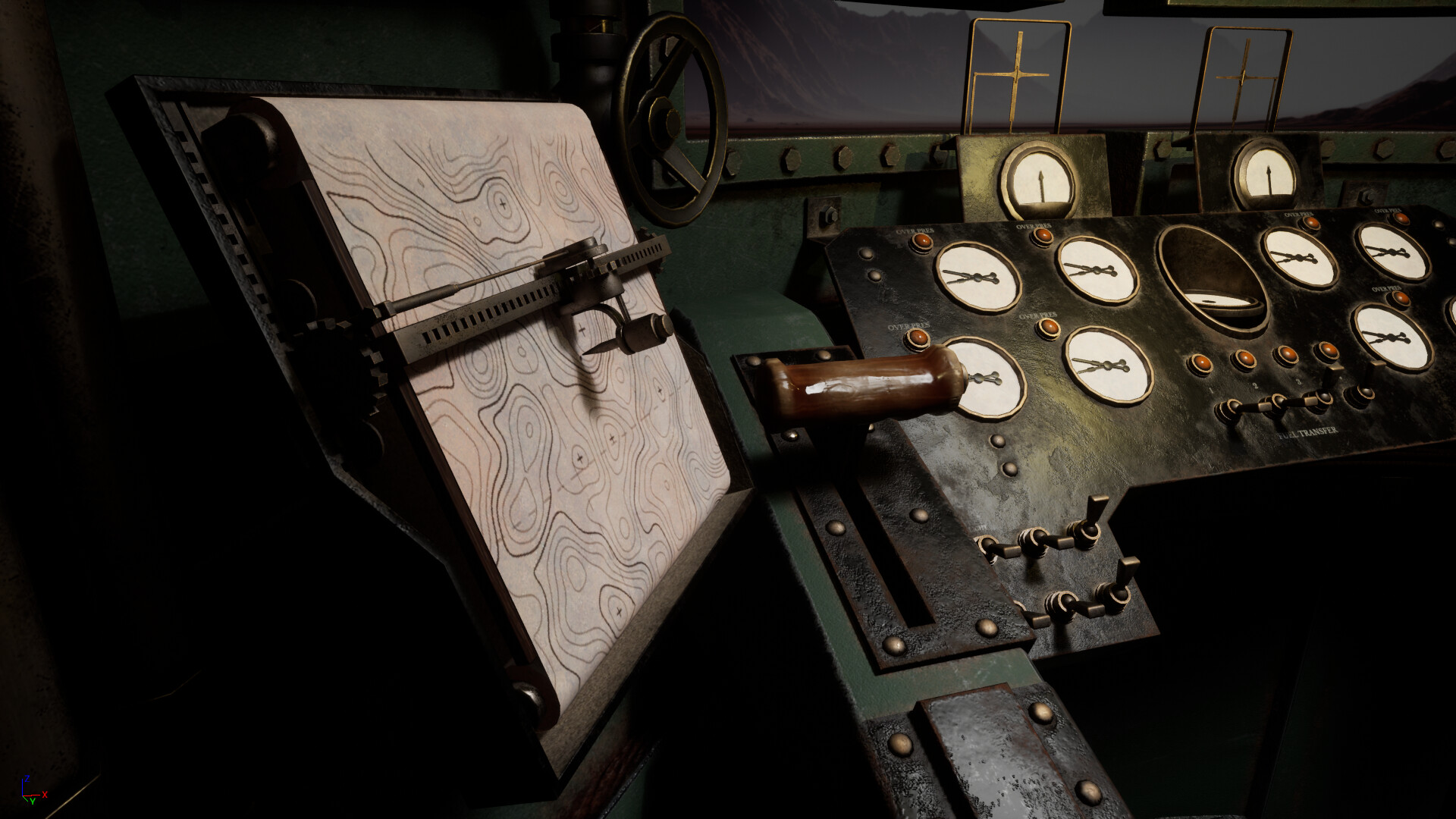 Ian Gottron - Diesel Punk Mech Cockpit