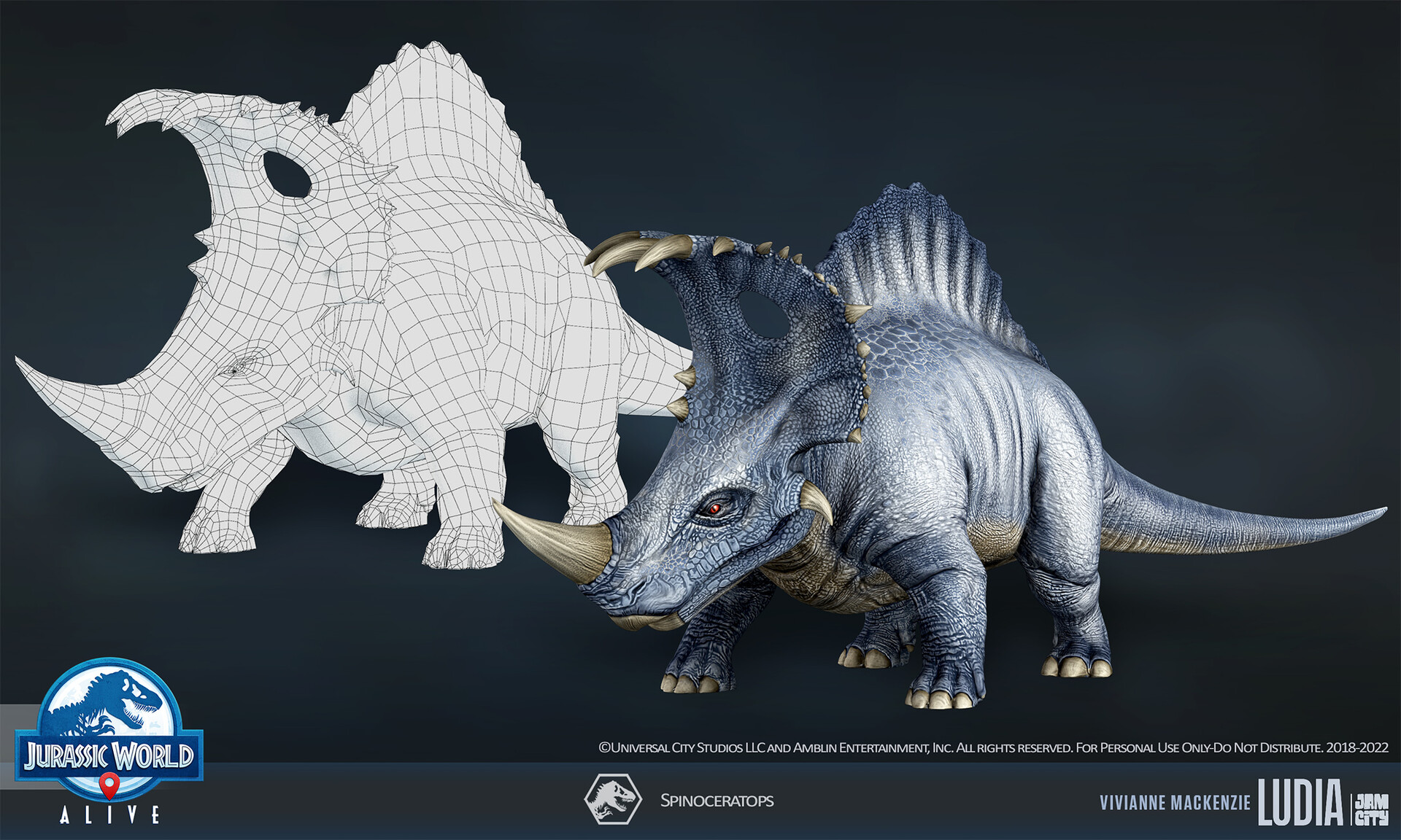 Vivianne Mackenzie - Spinoceratops JWA