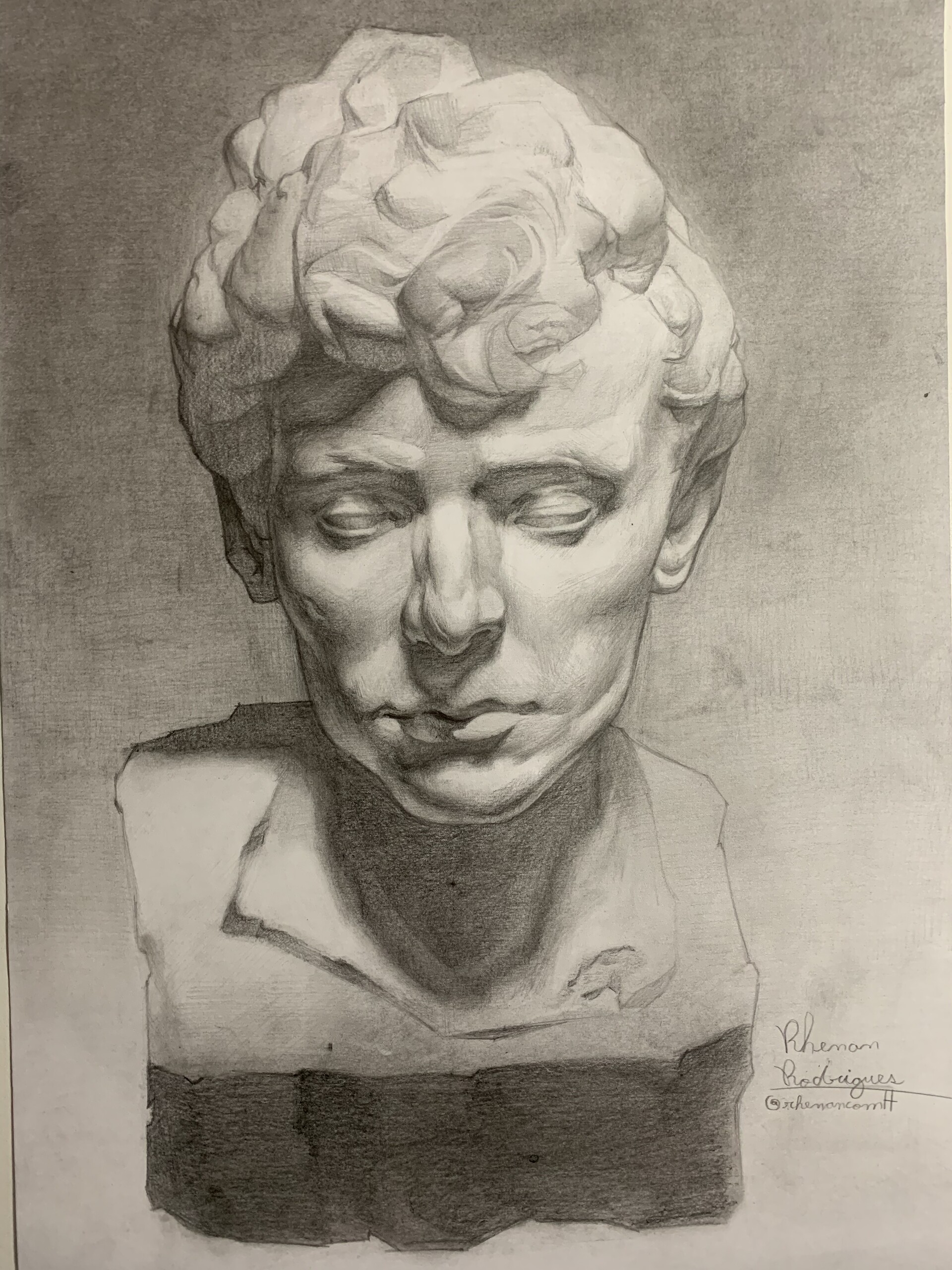 ArtStation - Drawing of a sculpture