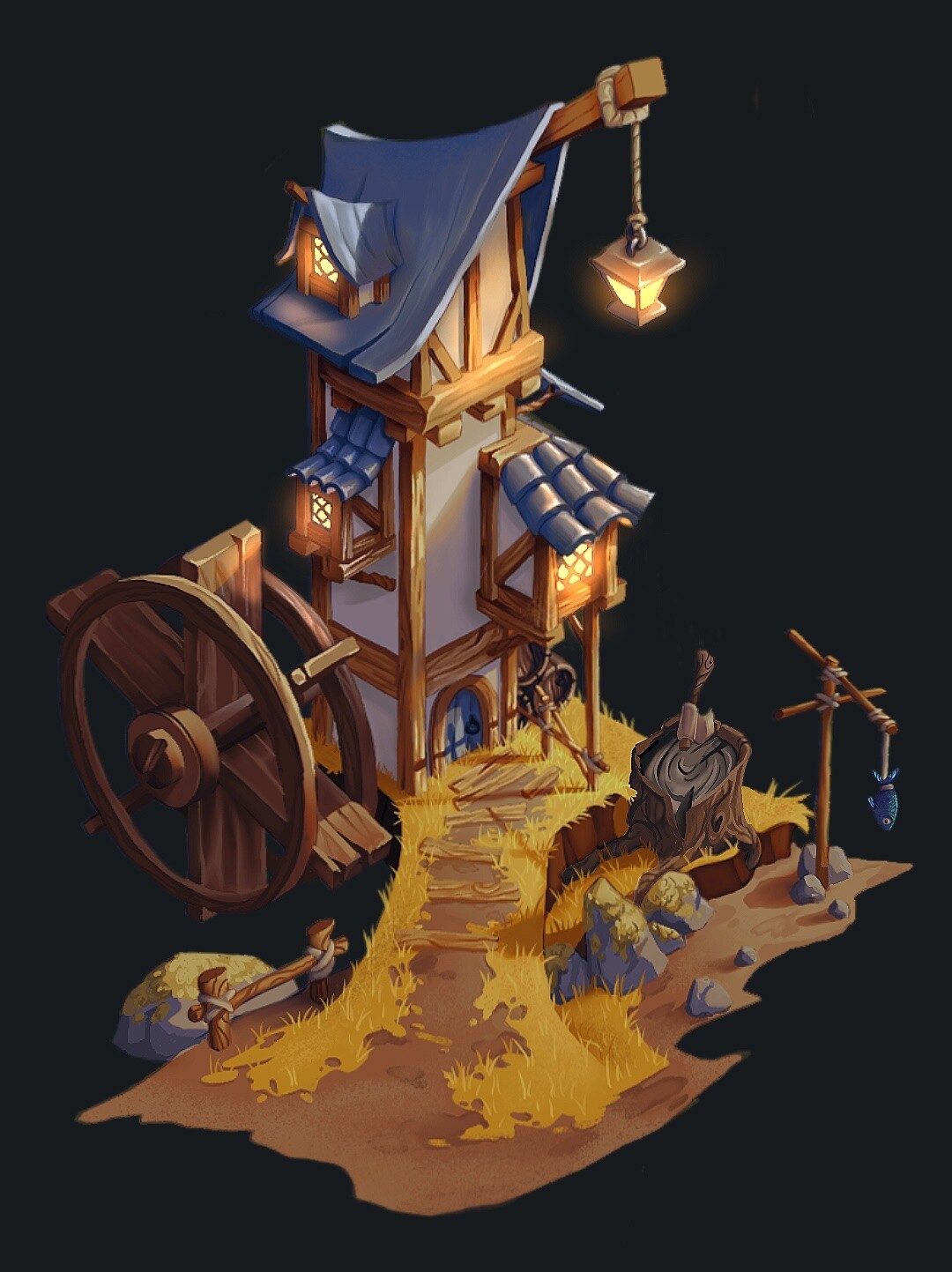 ArtStation - The Mill House