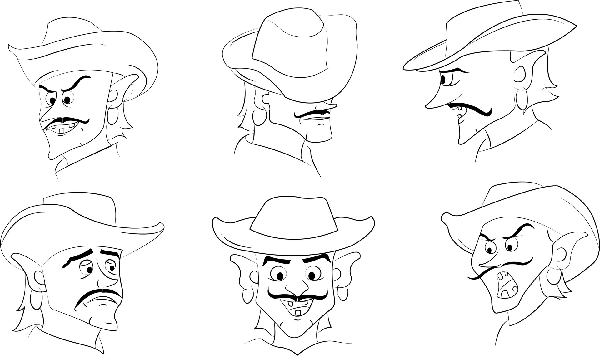 ArtStation - Expression Sheet