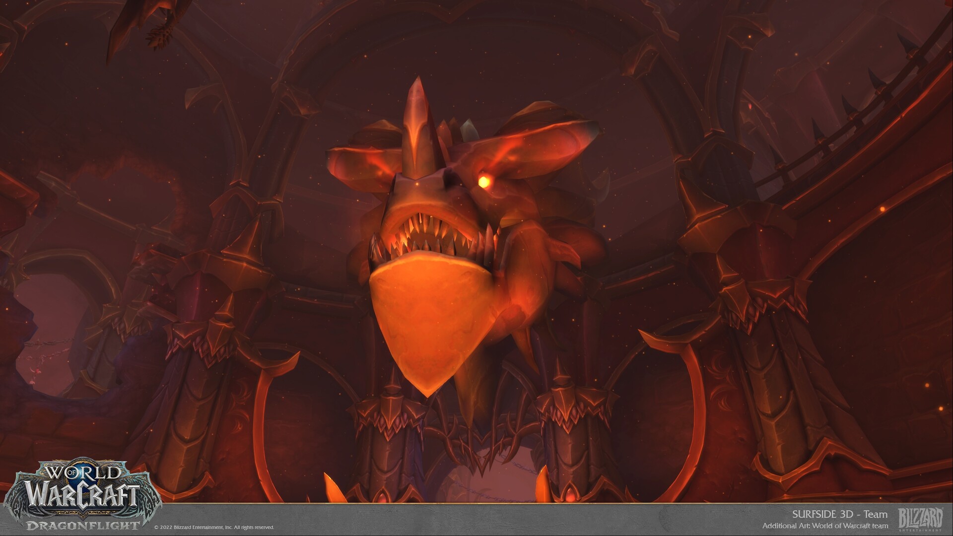 SURFSIDE 3D - World of Warcraft Dragonflight - Black Dragon Head