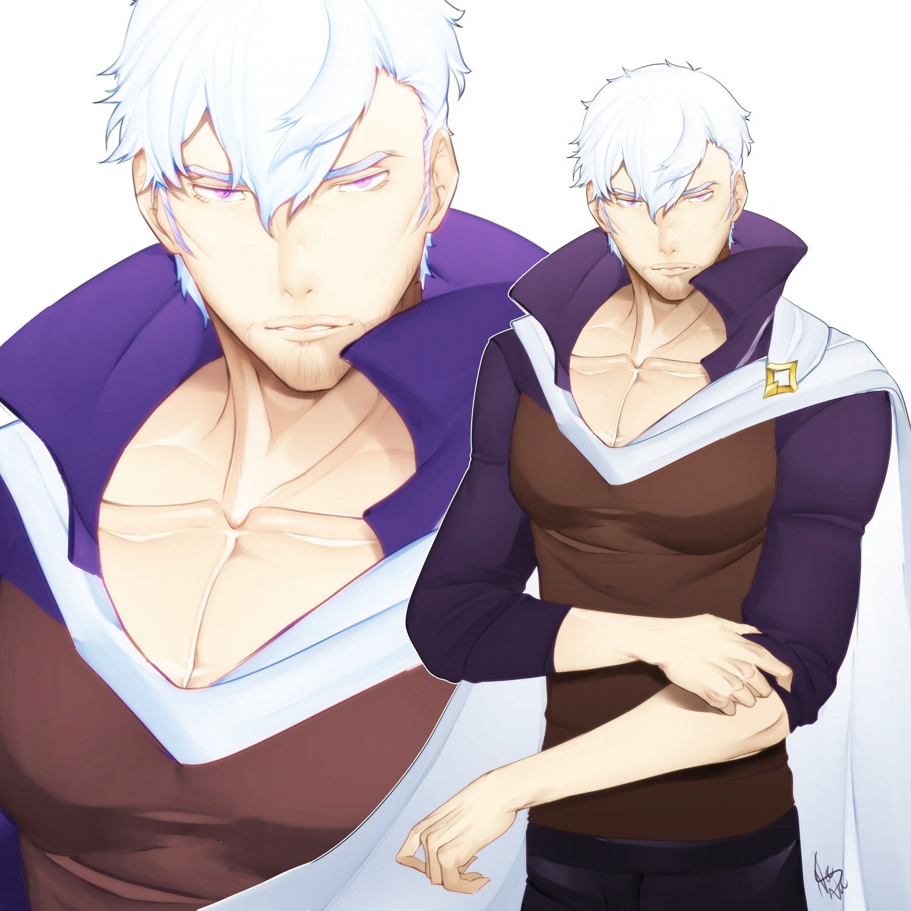 ArtStation - (COMM) Half-body