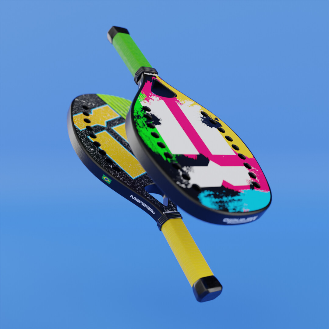 ArtStation - Beach Tennis Rackets
