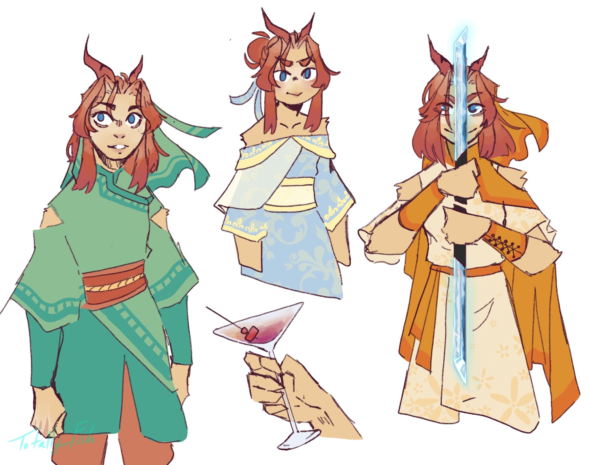 ArtStation - Aurelia Character Sheet