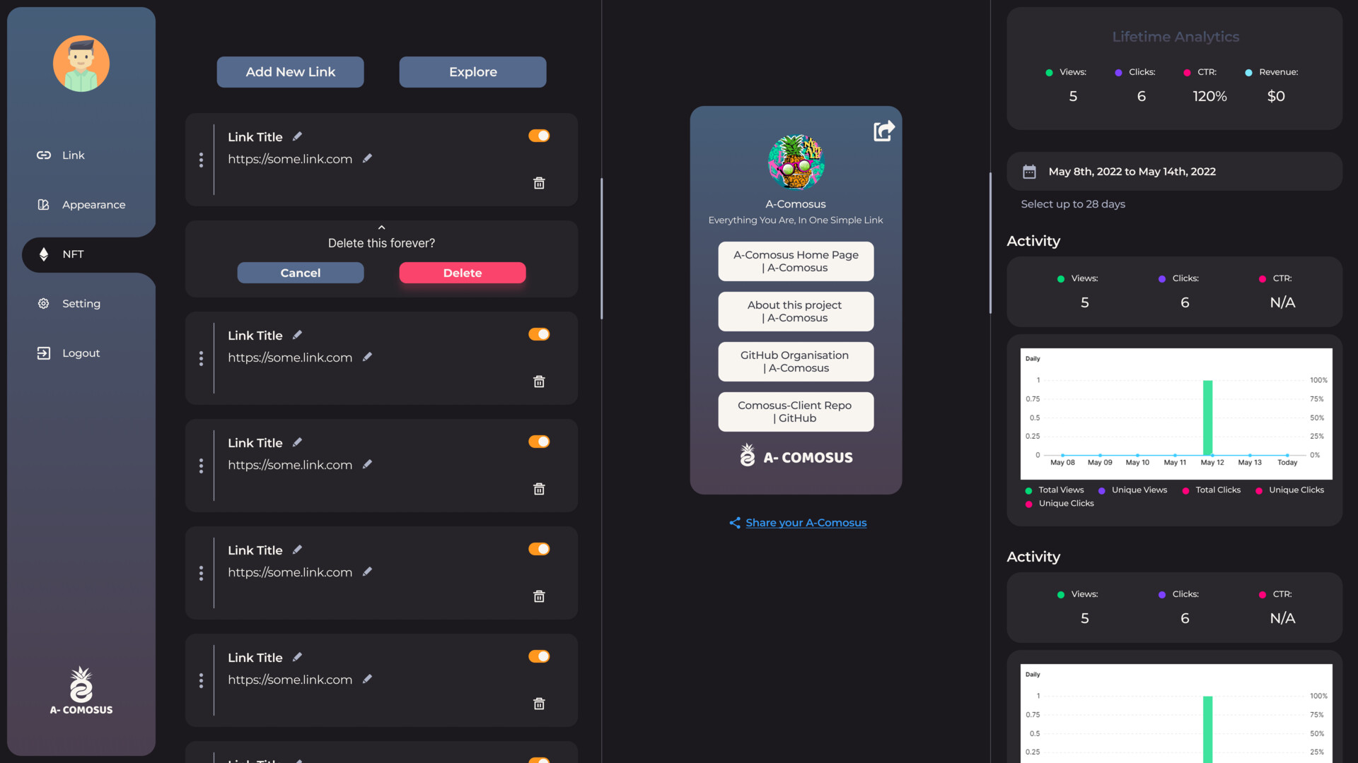 Alvin Ding - A comosus Web design