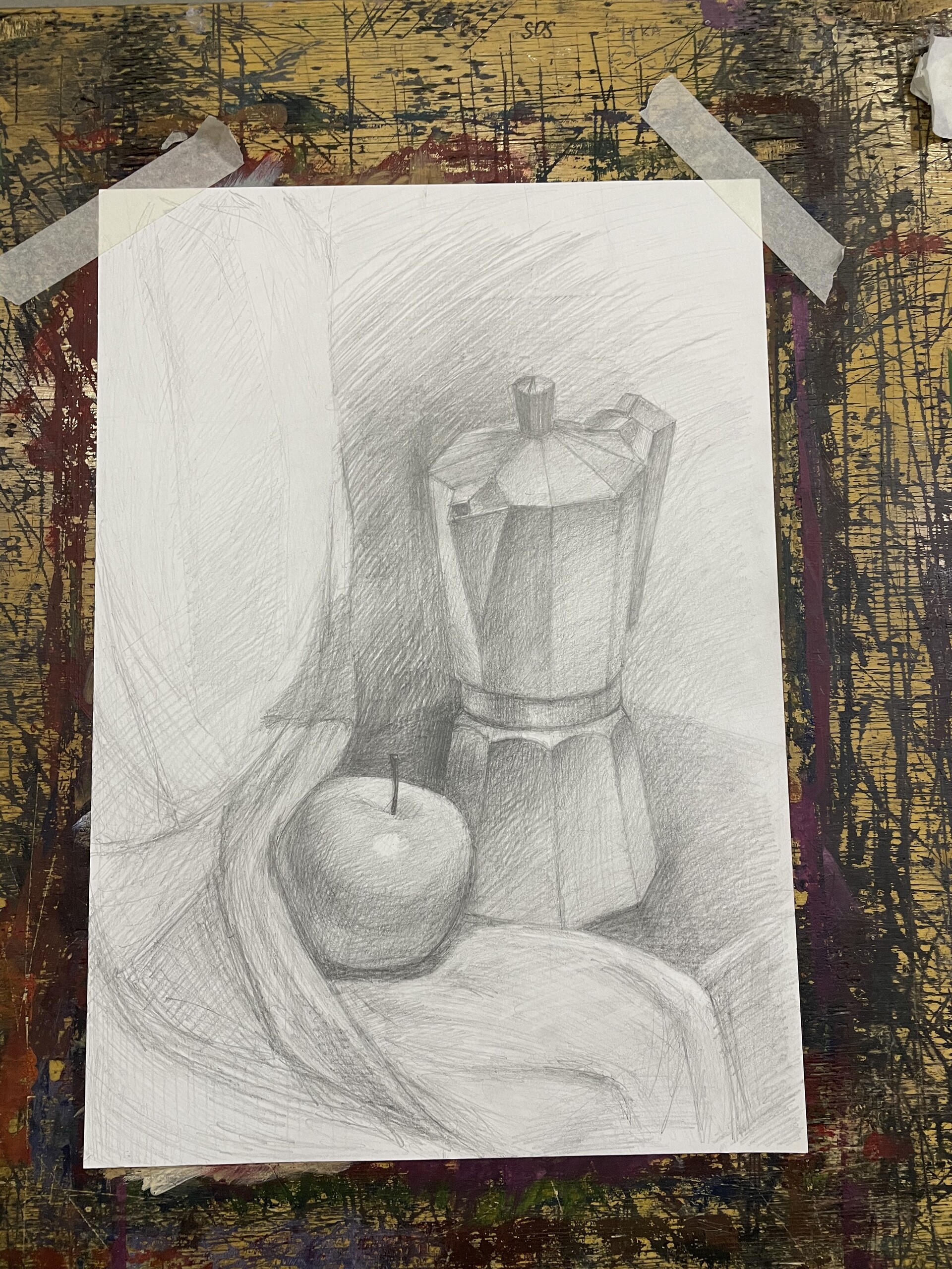 ArtStation - Still life with coffee pot
