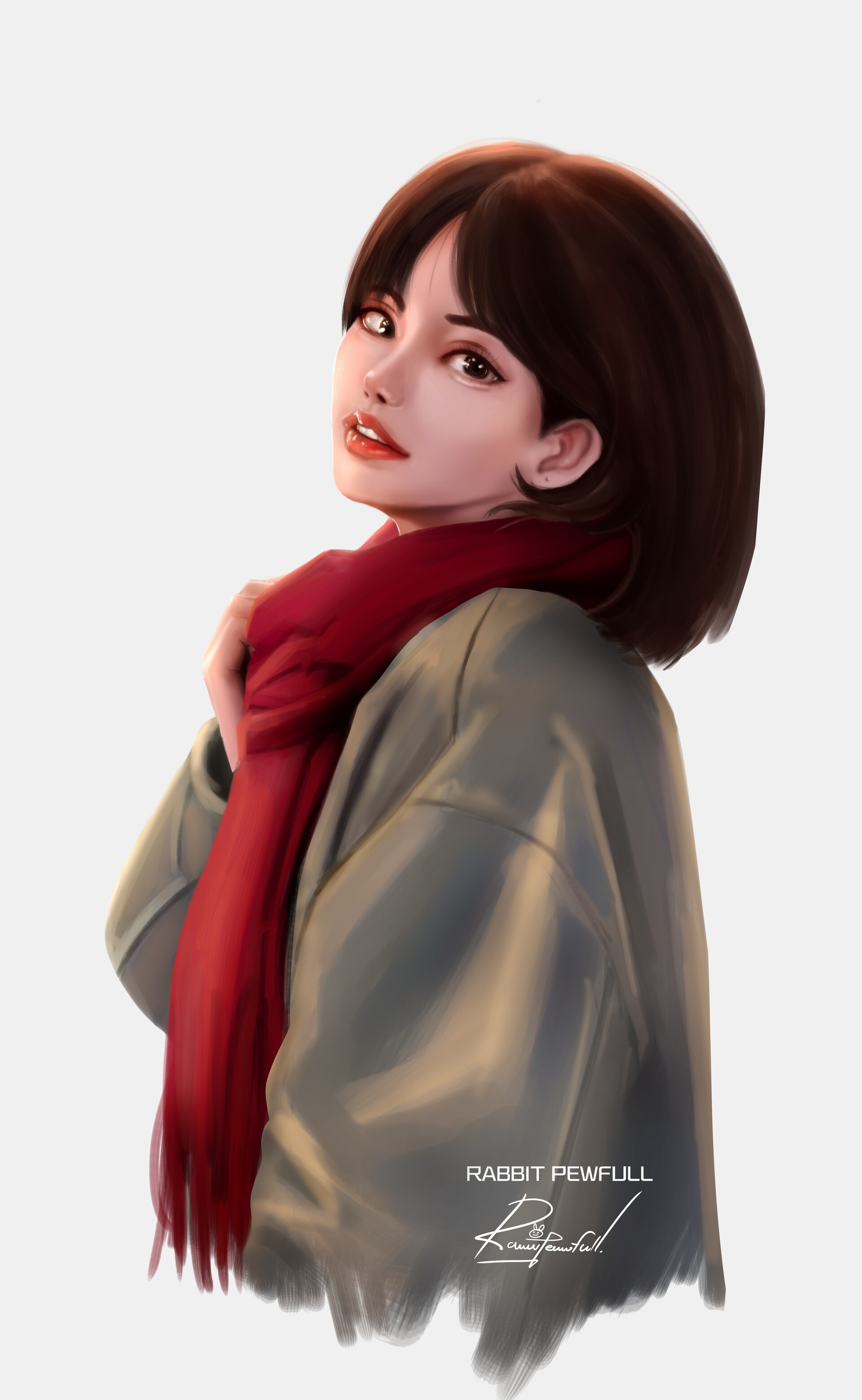 ArtStation - Semi realistic Eimi Fukada