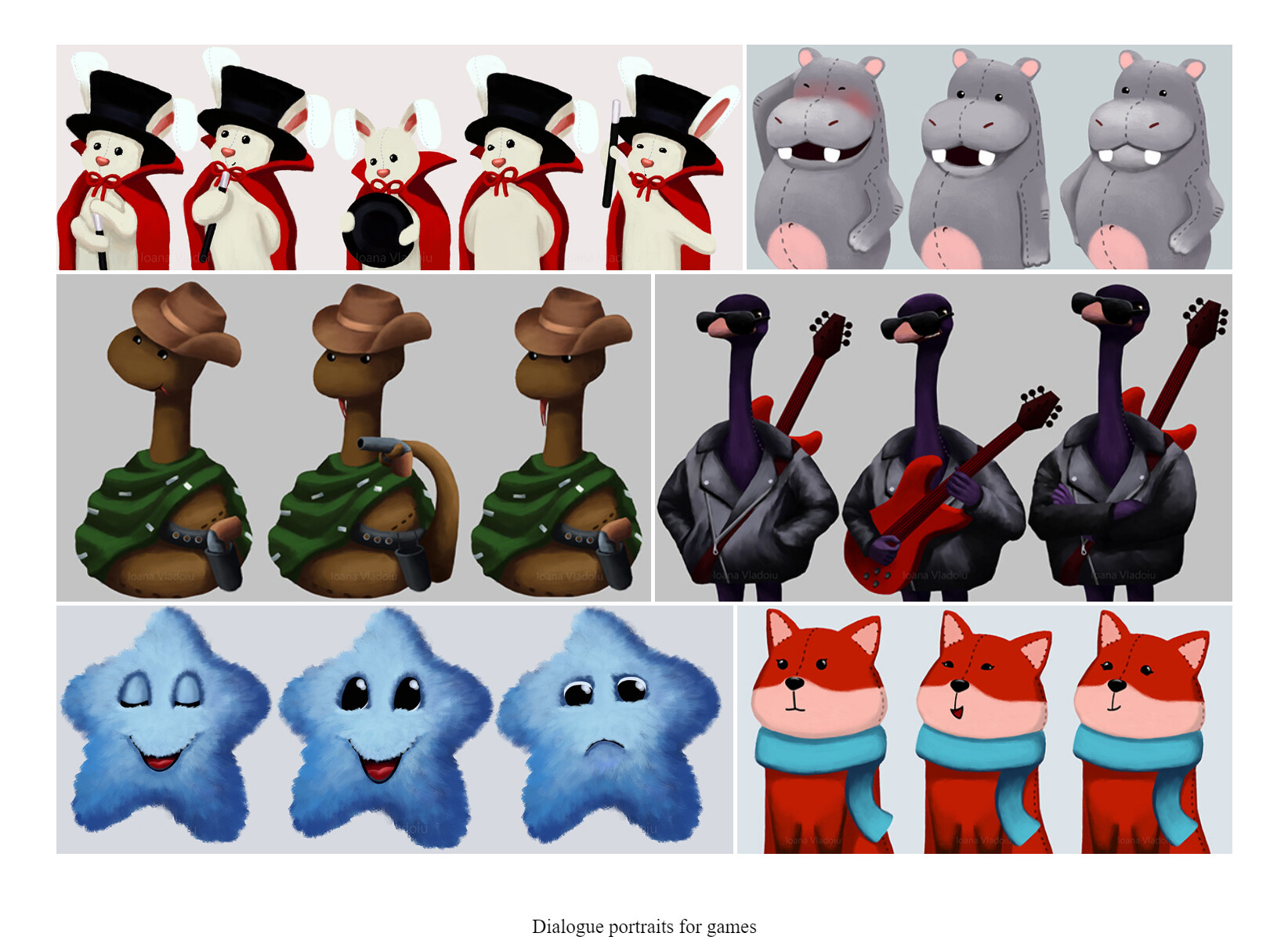 ArtStation - Dialogue portraits