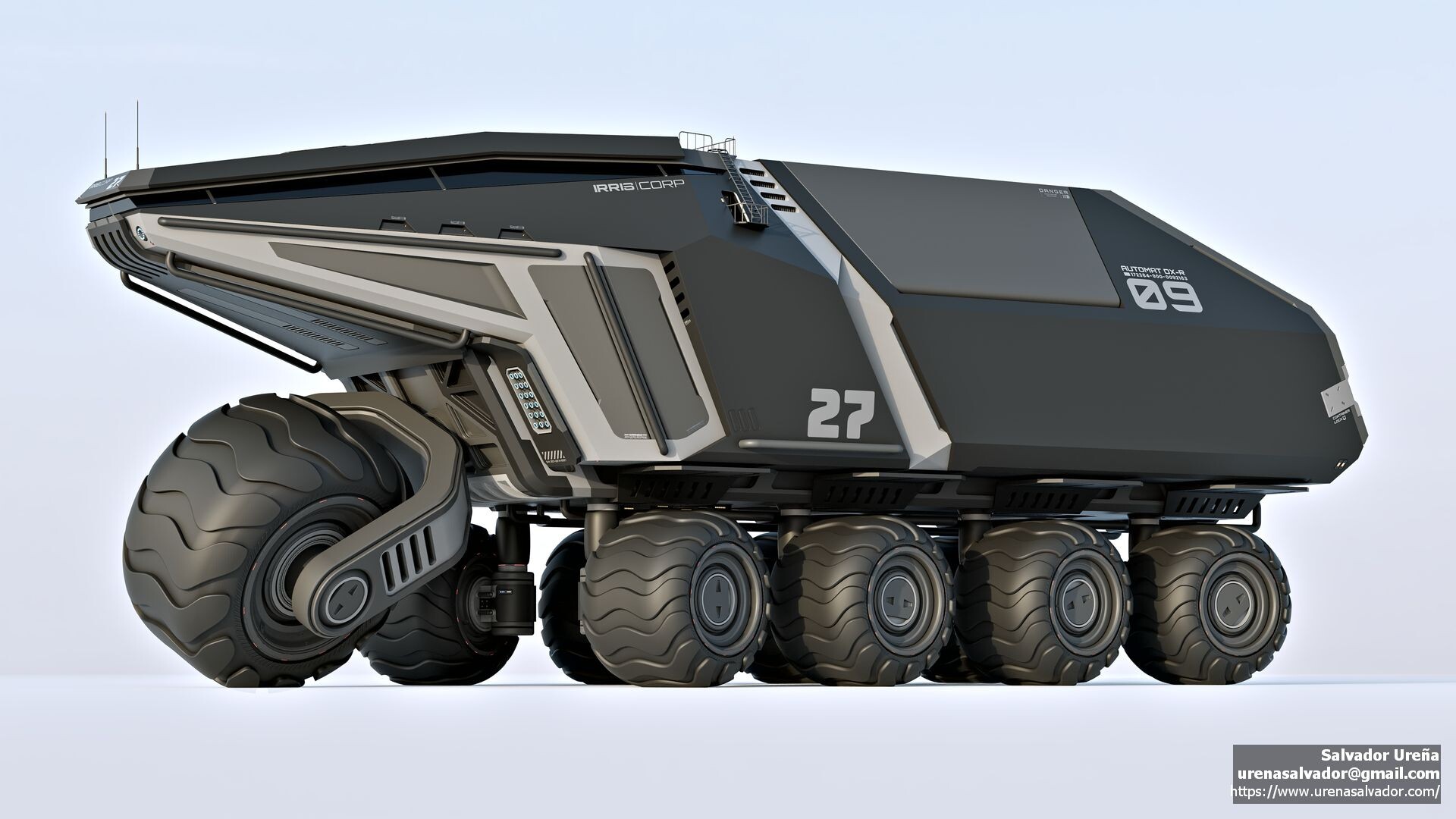 ArtStation - HARD SURFACE SCI-FI VEHICLE EXERCISE