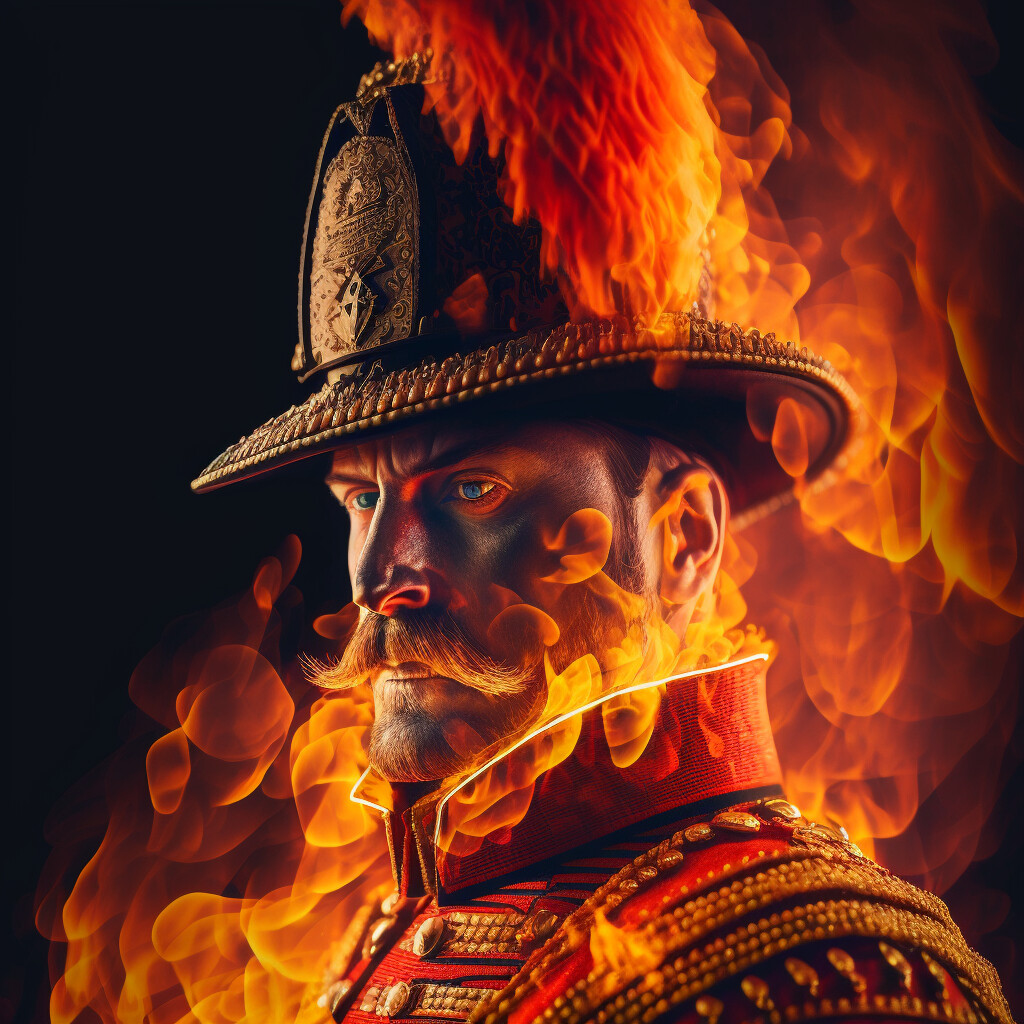 Derek Redican - 'Lords of England' - Democracies in Flames, Series.